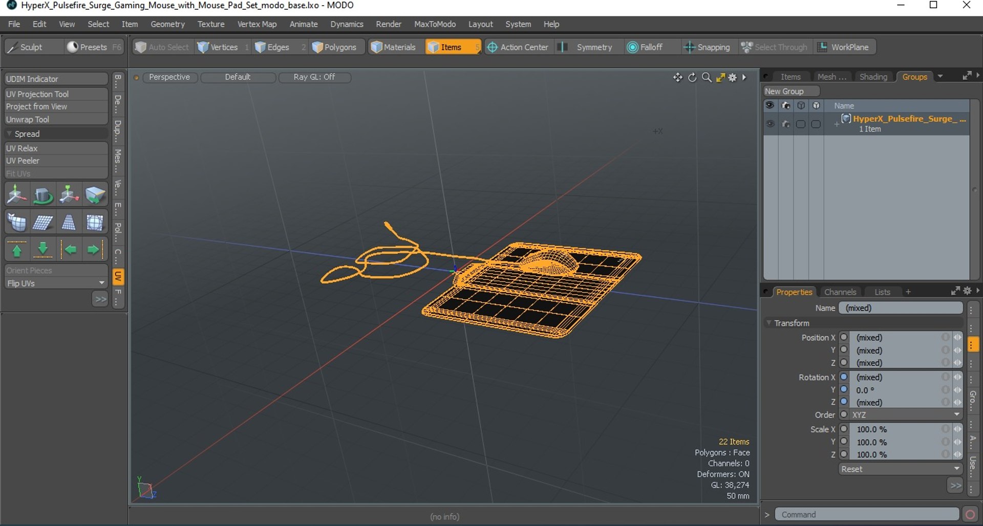 3D Hyperx Pulsefire Surge Gaming - TurboSquid 1697013