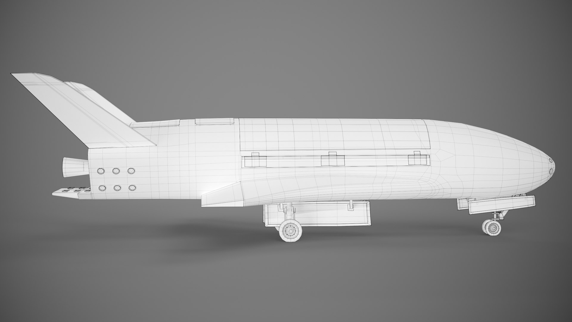 Boeing X-37B Spaceplane 3D Model - TurboSquid 2055150