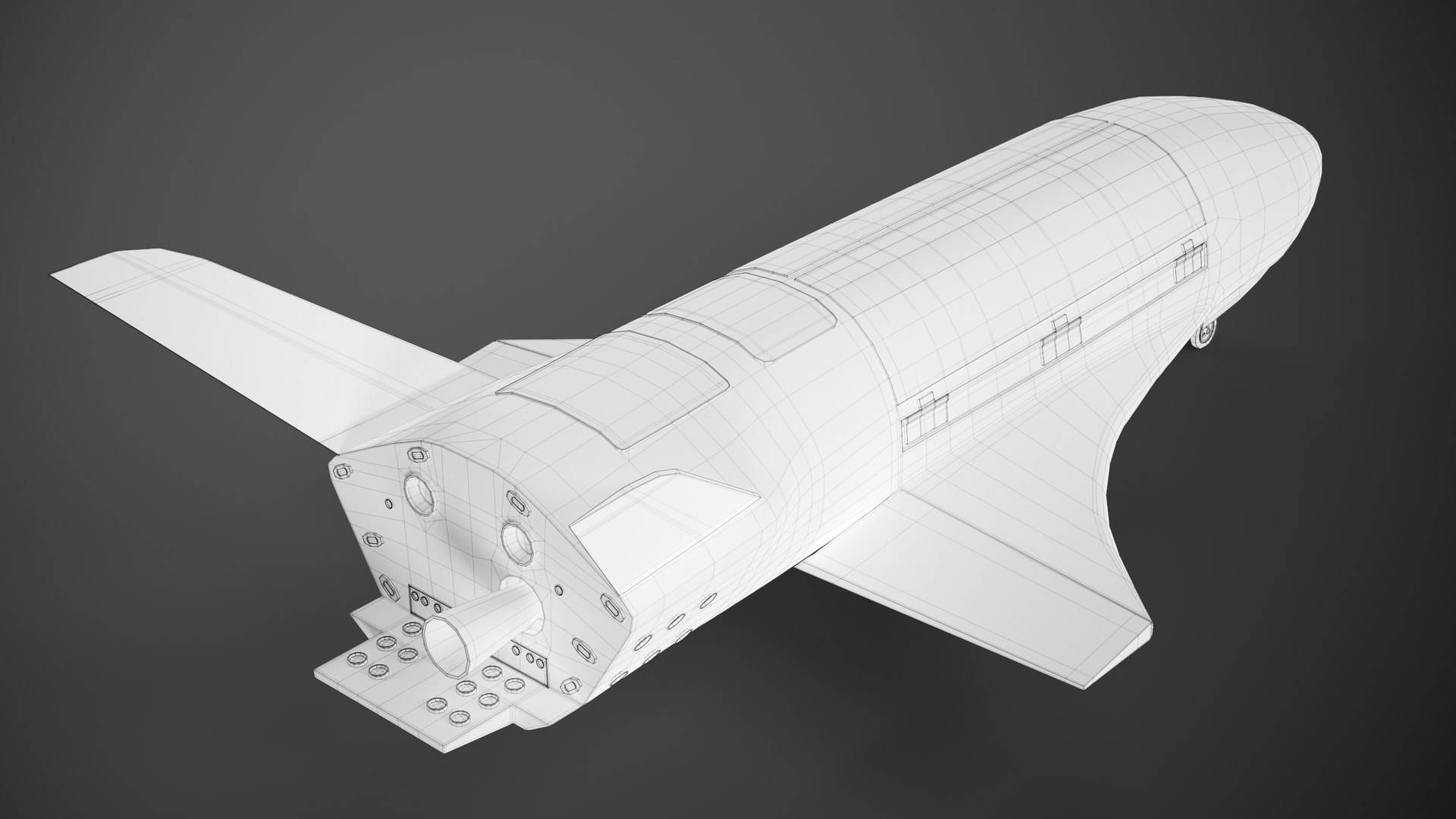 Boeing X-37B Spaceplane 3D Model - TurboSquid 2055150