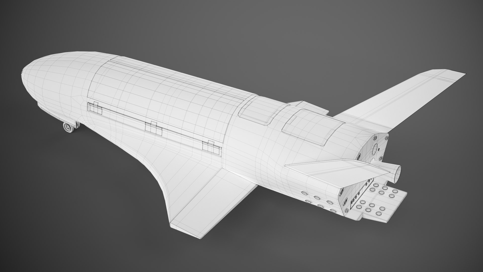 Boeing X-37B Spaceplane 3D Model - TurboSquid 2055150