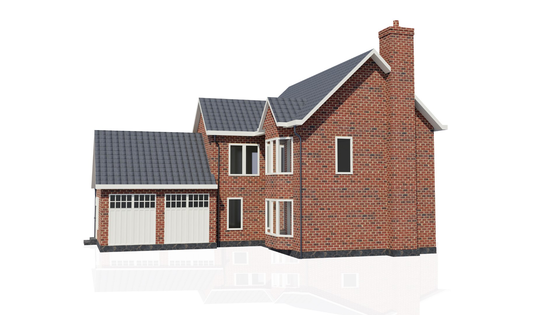 British House Design 001 3D Model - TurboSquid 2119750