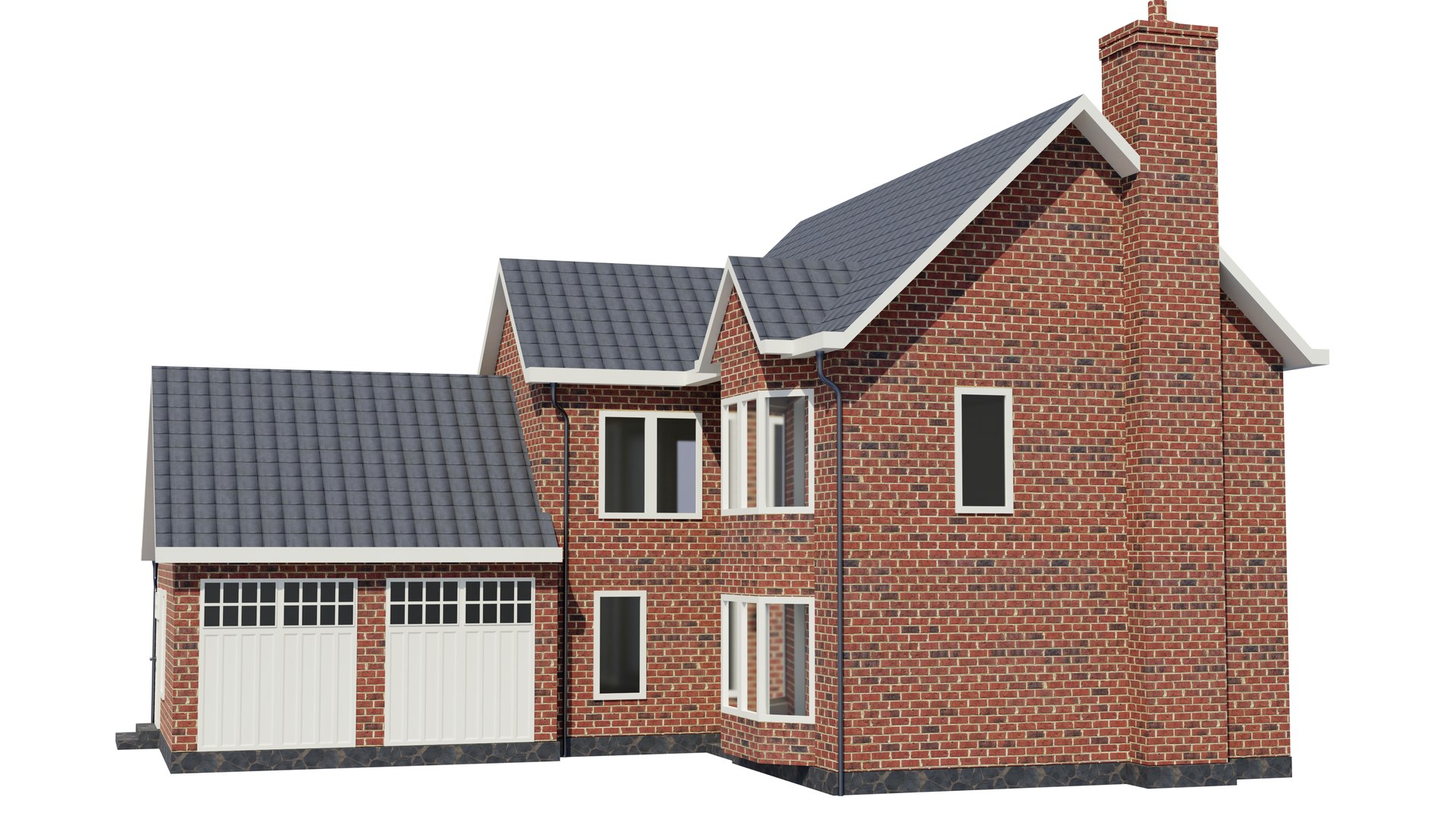 British House Design 001 3D Model - TurboSquid 2119750