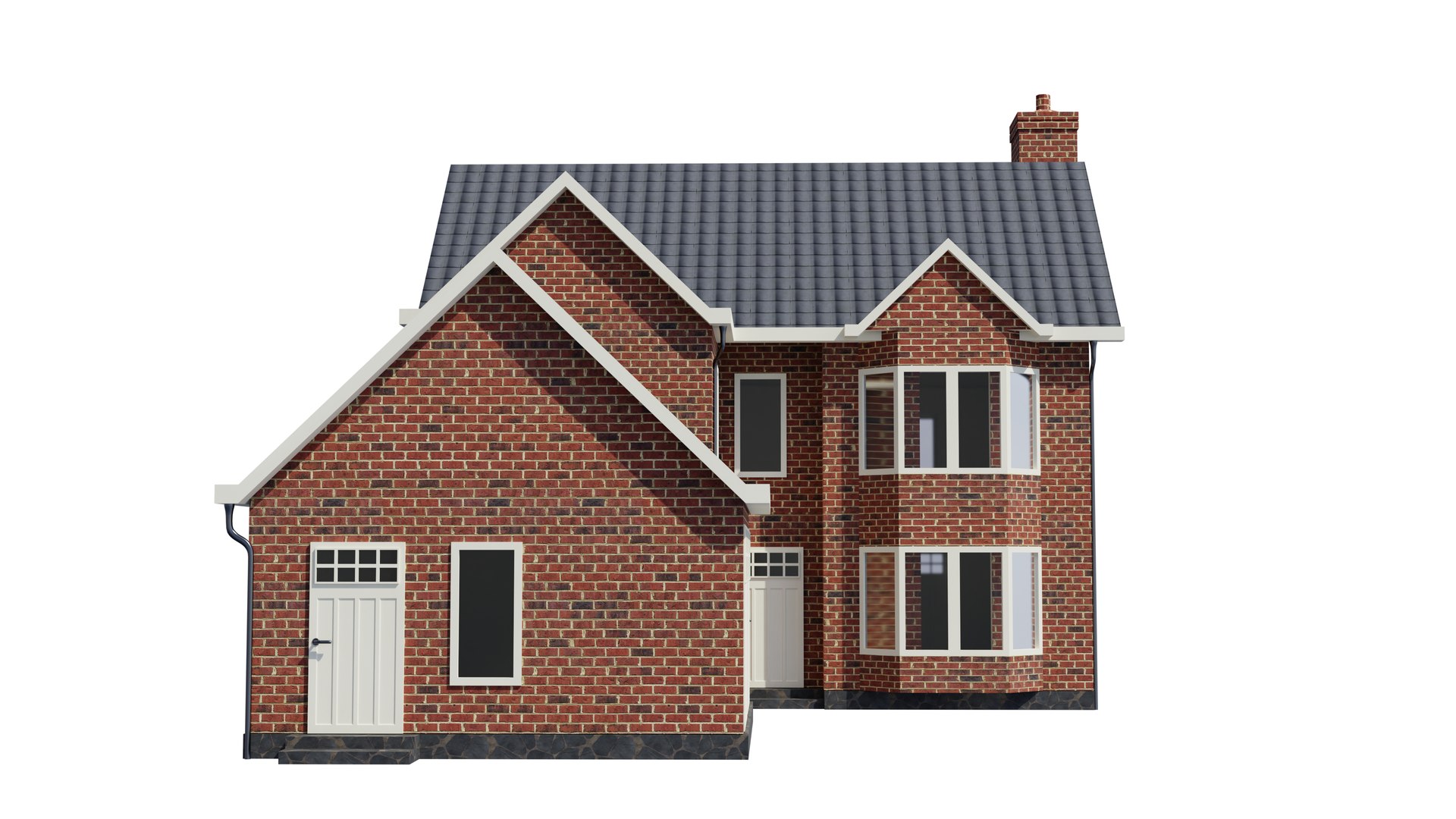 British House Design 001 3D Model - TurboSquid 2119750