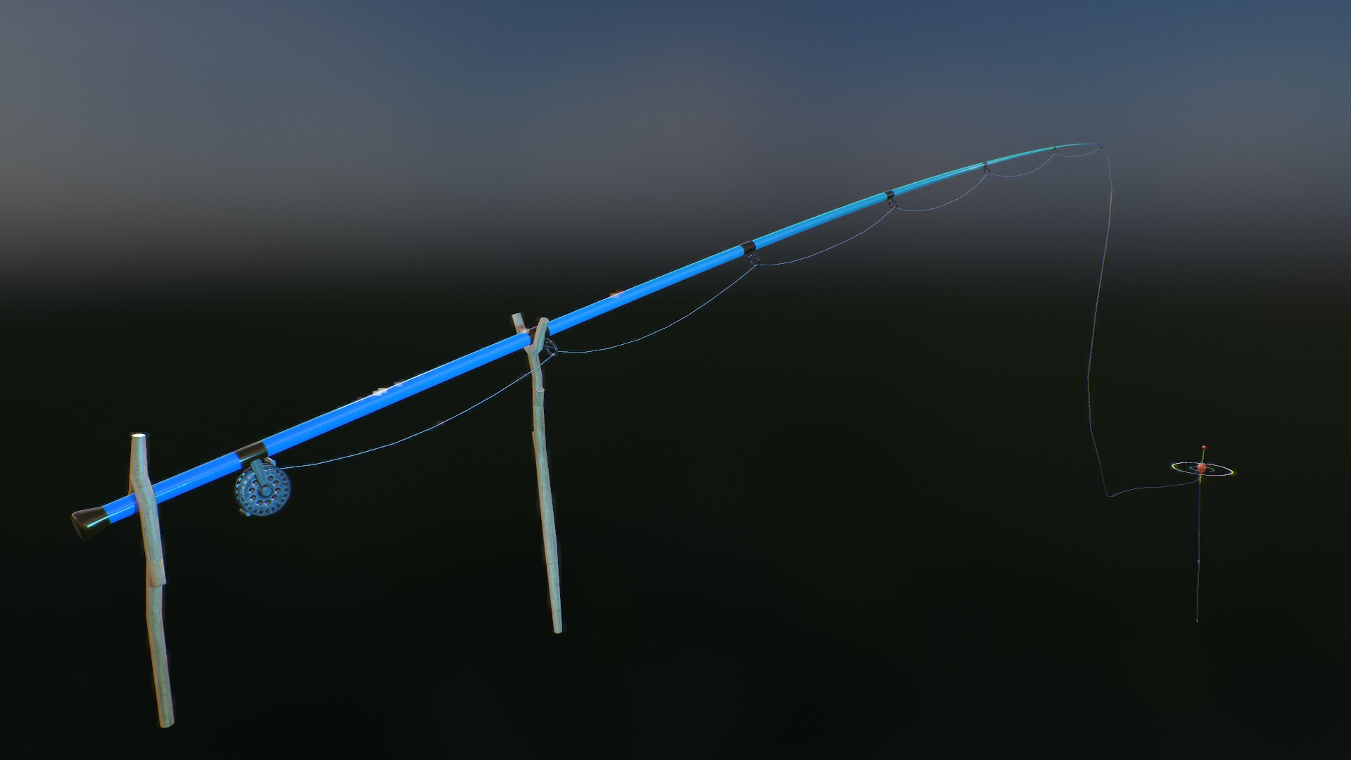 3D fishing rod - TurboSquid 1613706