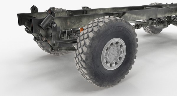 4x4 truck chassis 3D model - TurboSquid 1233165