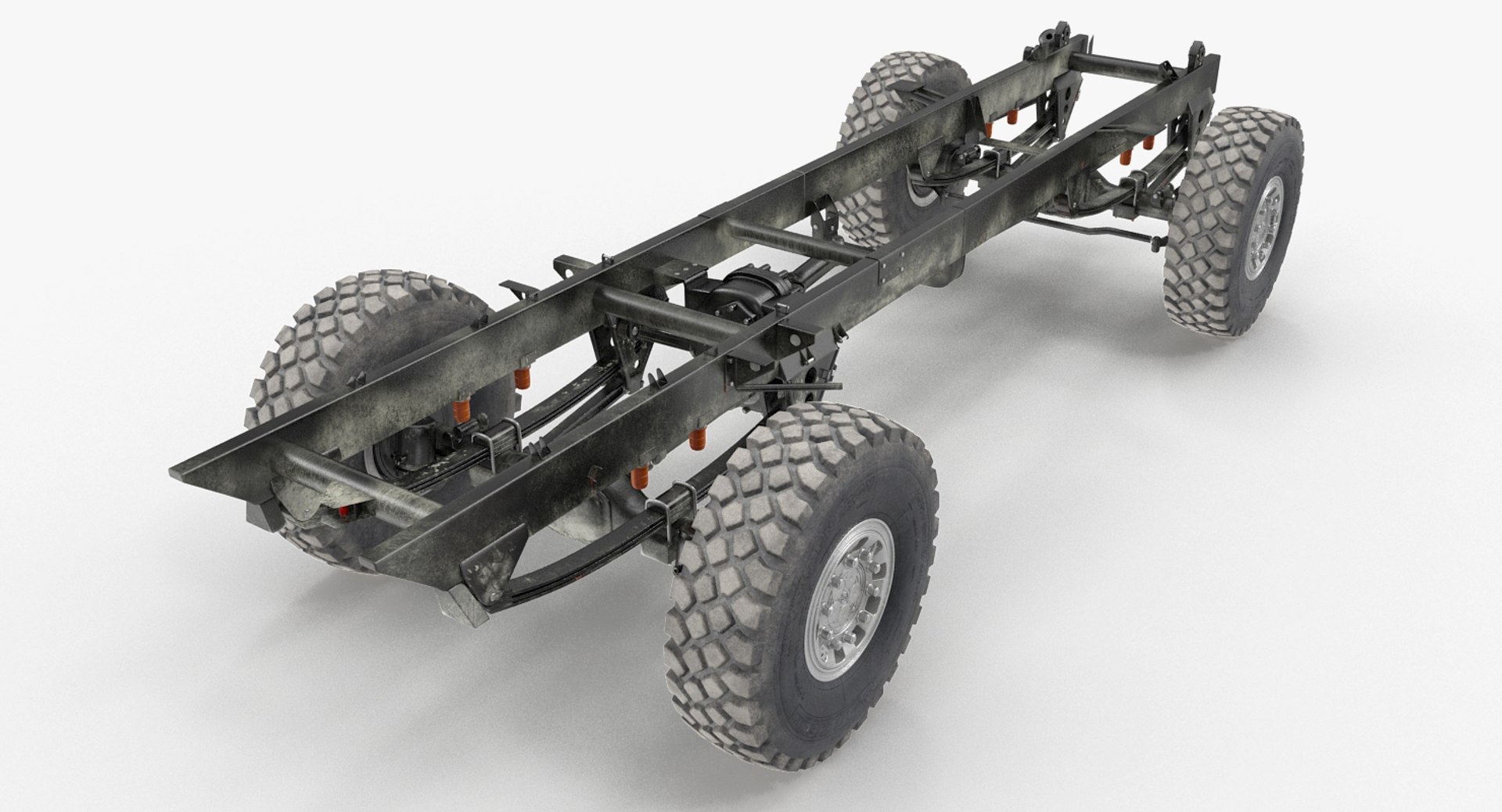 4x4 Truck Chassis 3D Model - TurboSquid 1233165
