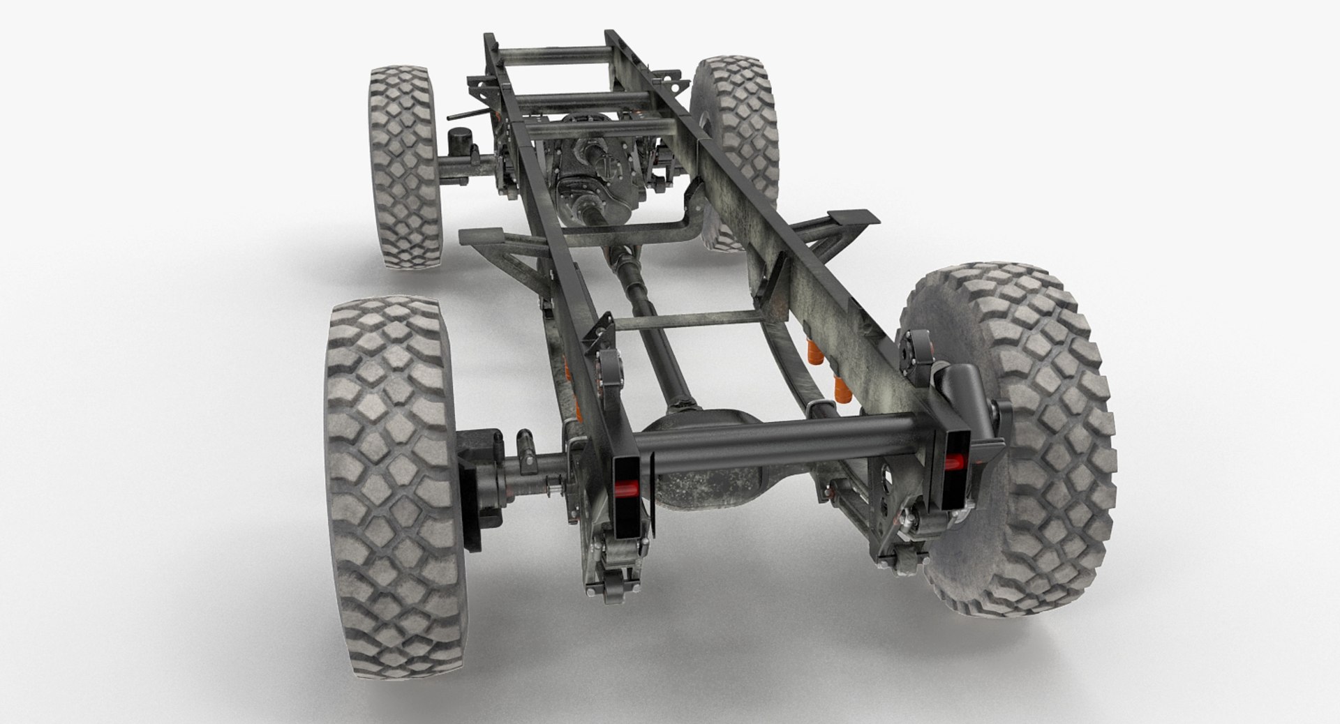 4x4 Truck Chassis 3D Model - TurboSquid 1233165