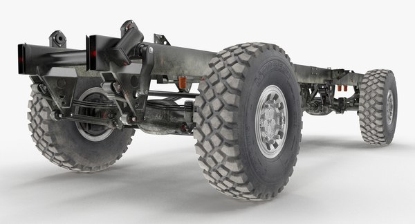 4x4 truck chassis 3D model - TurboSquid 1233165