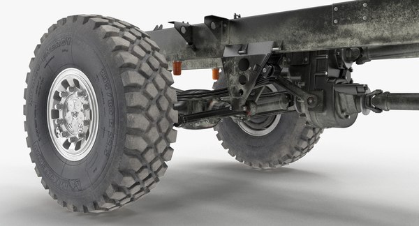 4x4 truck chassis 3D model - TurboSquid 1233165