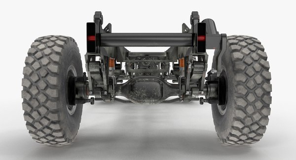 4x4 truck chassis 3D model - TurboSquid 1233165