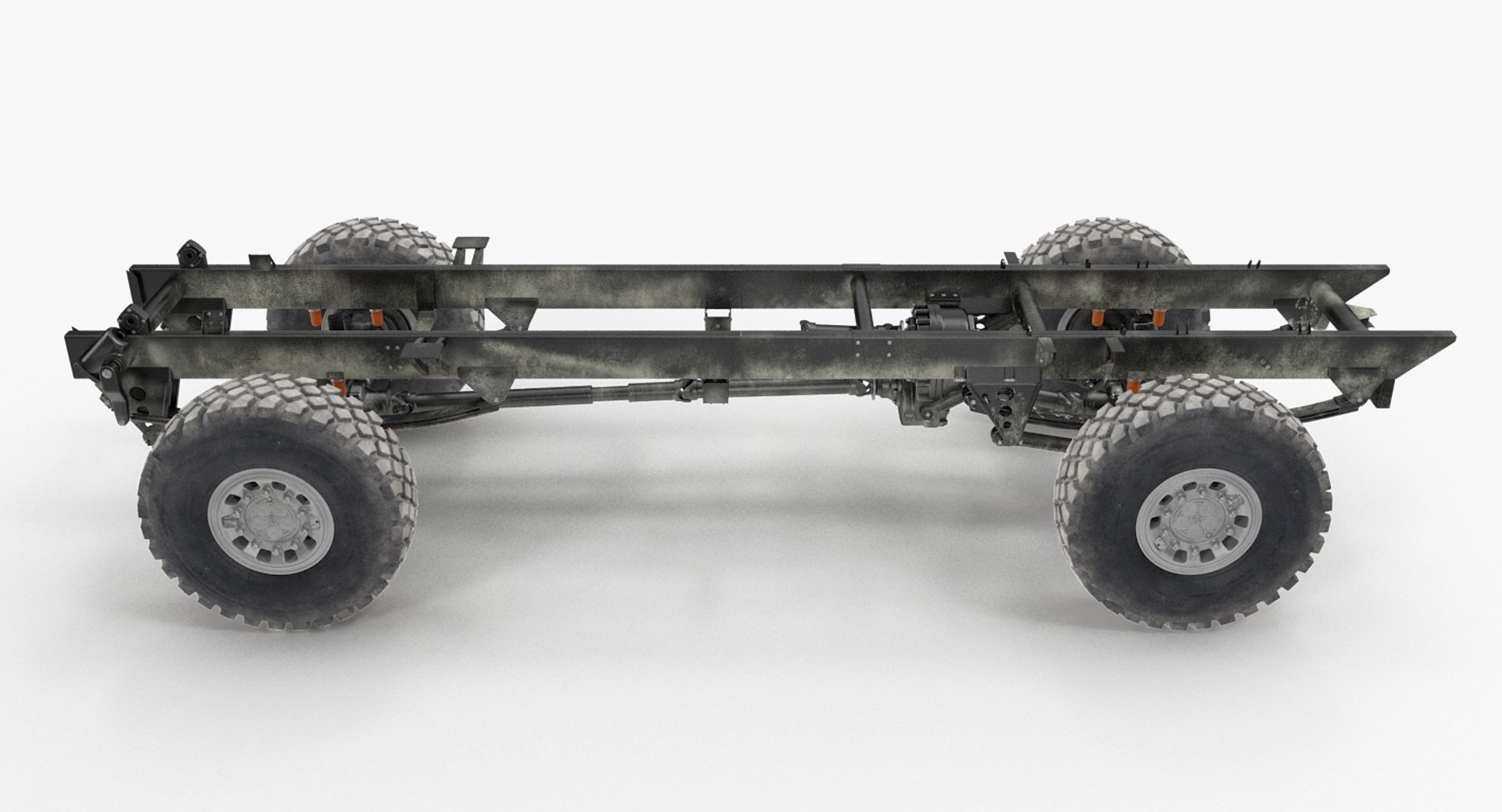 4x4 Truck Chassis 3D Model - TurboSquid 1233165