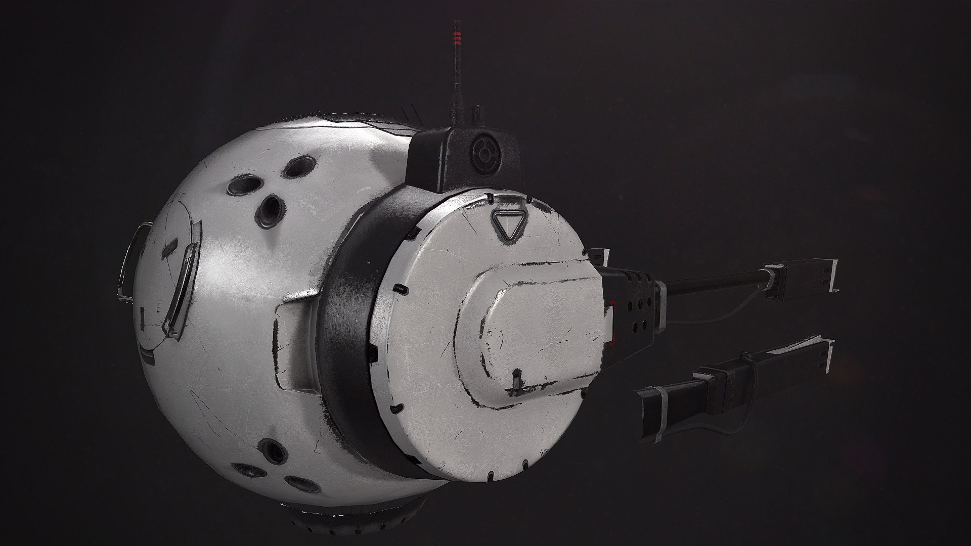 Flying Drone Turret 3D - TurboSquid 1444077