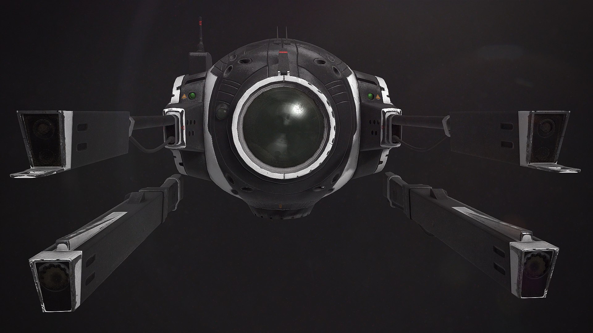 Flying Drone Turret 3D - TurboSquid 1444077