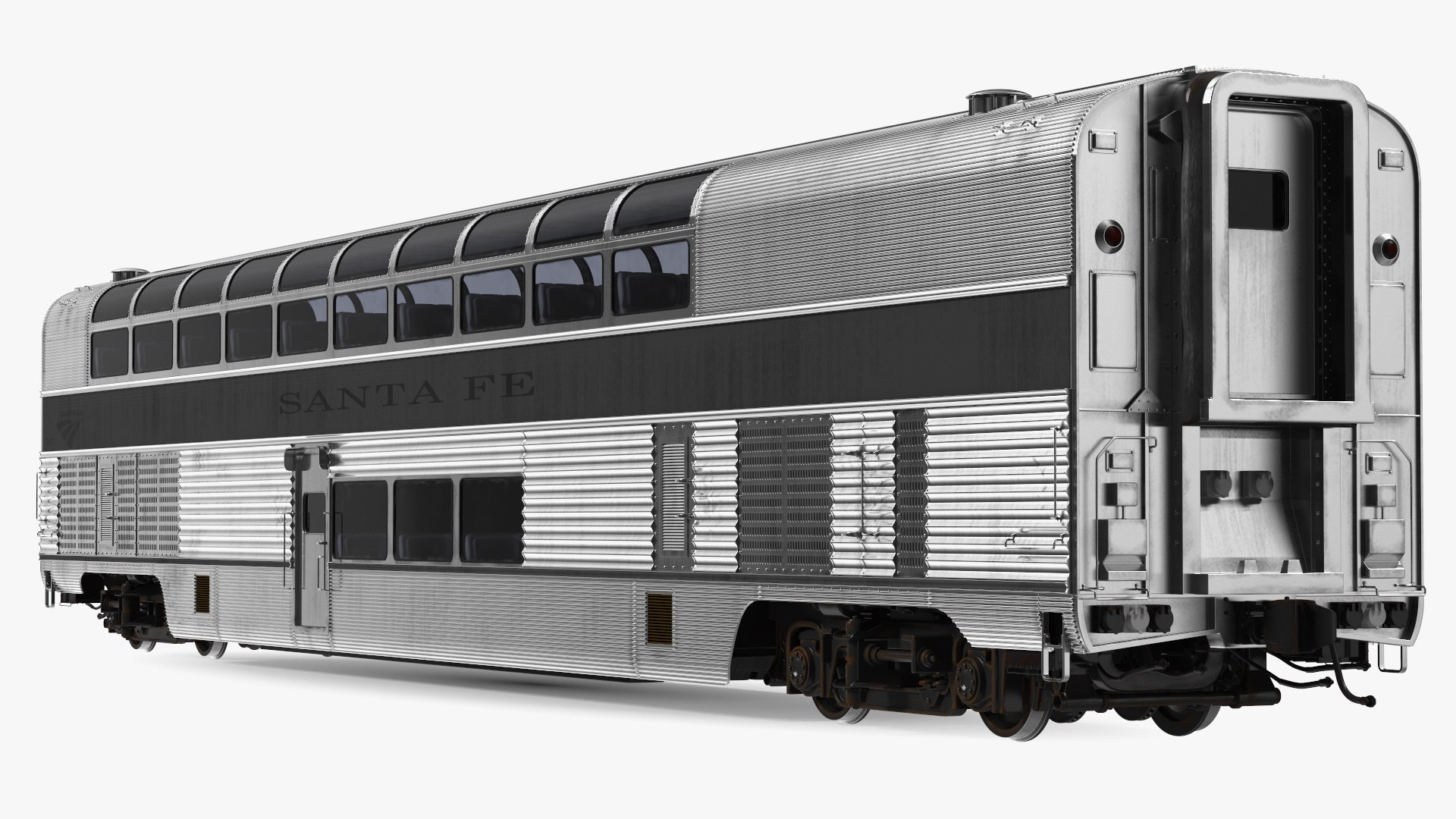 3D Double Decker Rail Car - TurboSquid 2155026