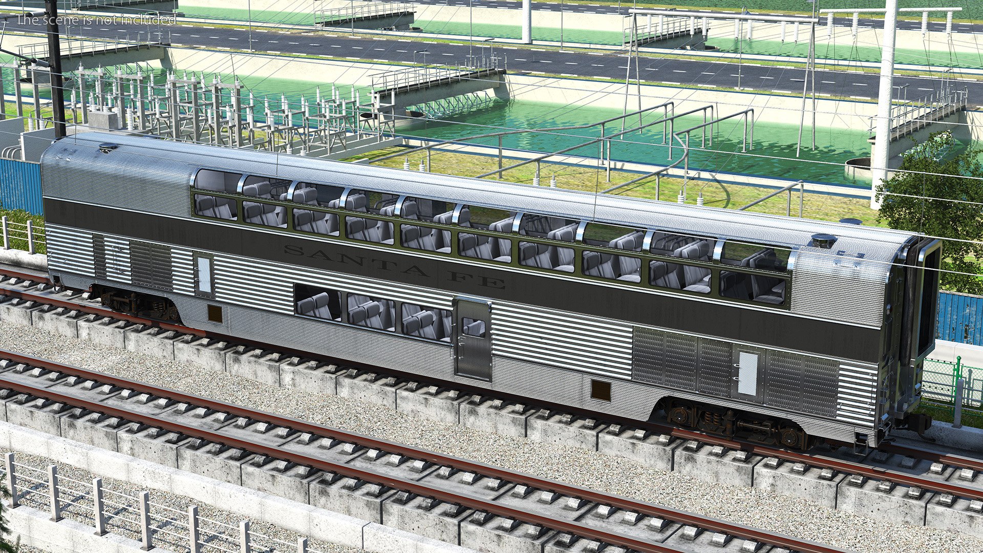 3D Double Decker Rail Car - TurboSquid 2155026