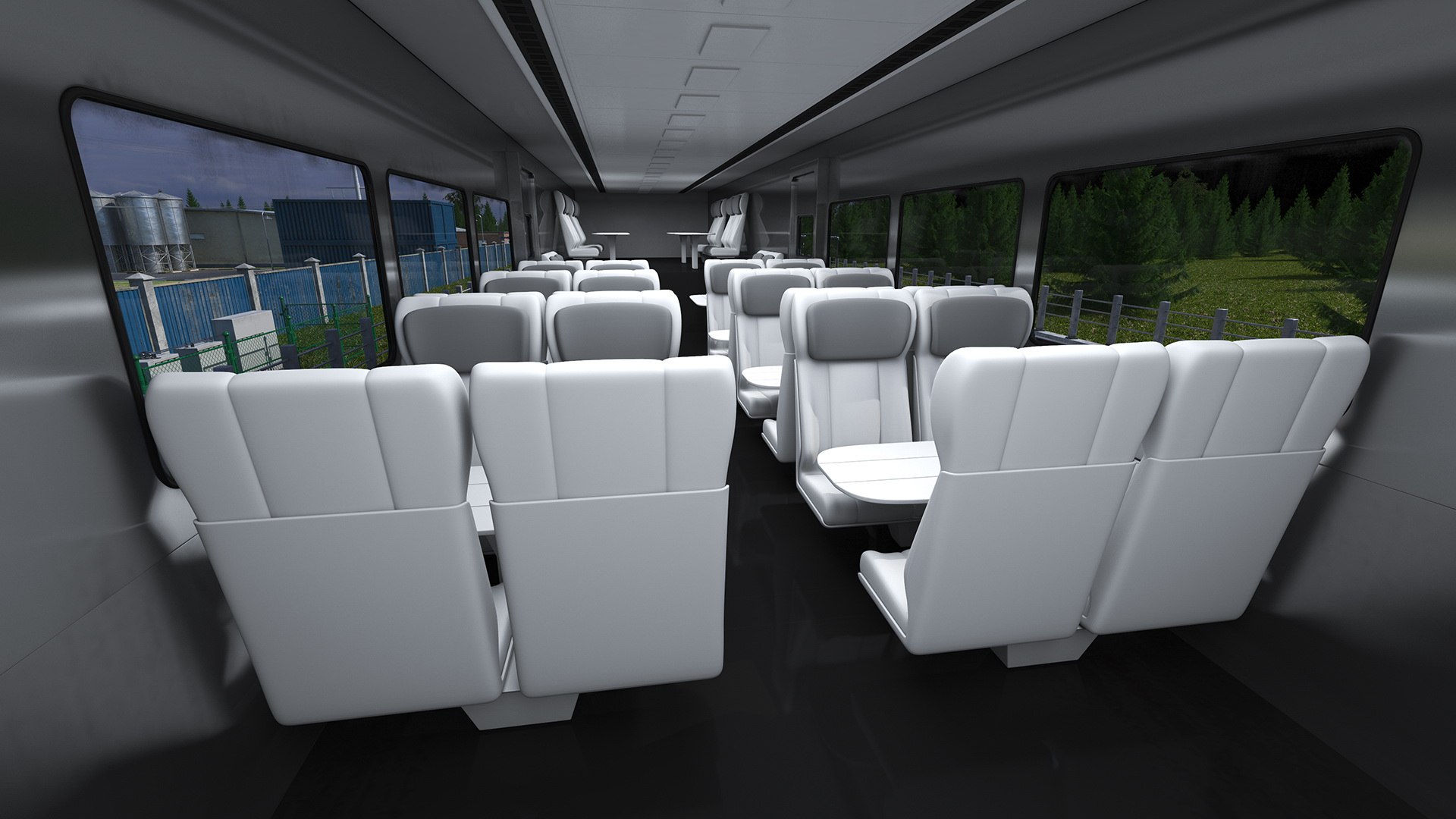 3D Double Decker Rail Car - TurboSquid 2155026