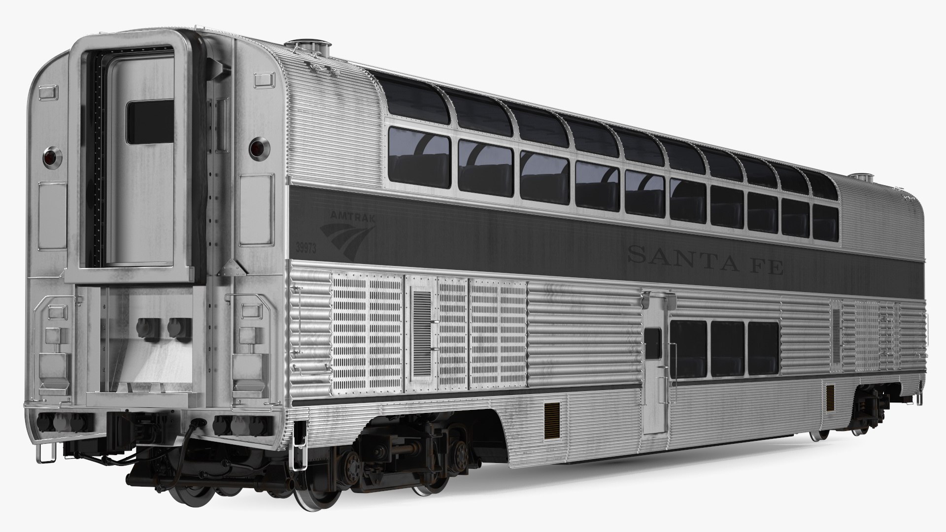 3D Double Decker Rail Car - TurboSquid 2155026