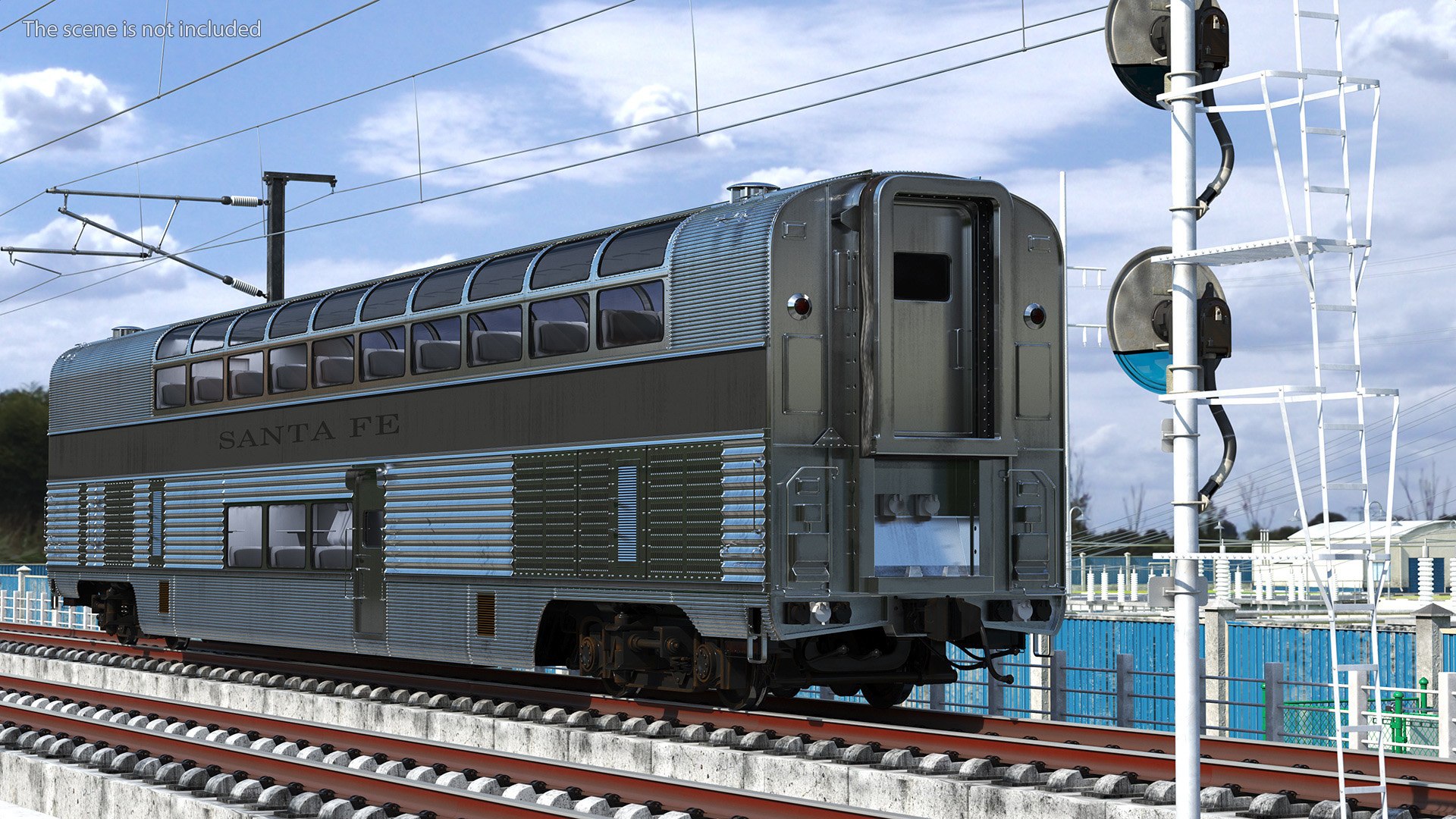 3D Double Decker Rail Car - TurboSquid 2155026
