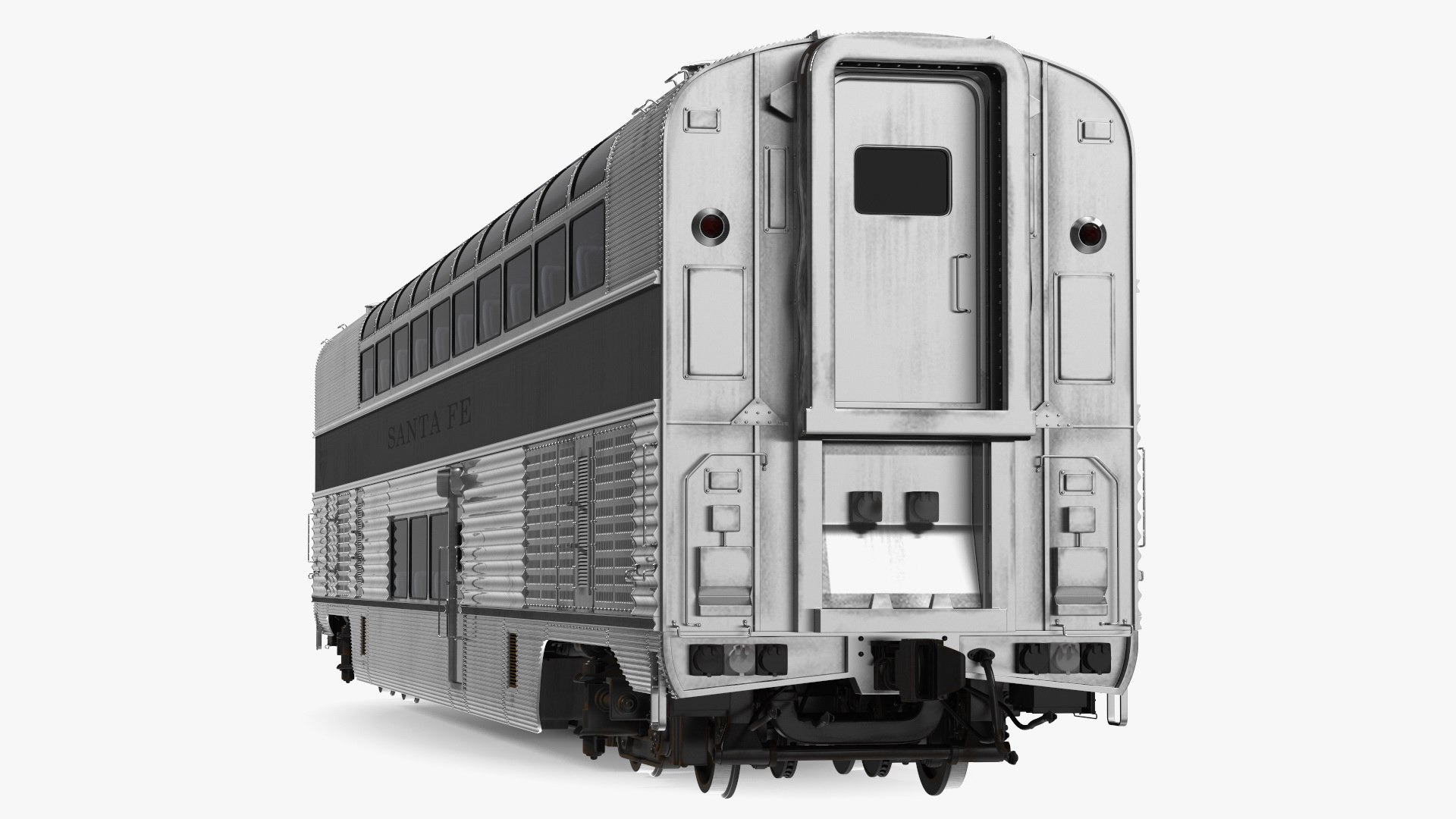 3D Double Decker Rail Car - TurboSquid 2155026