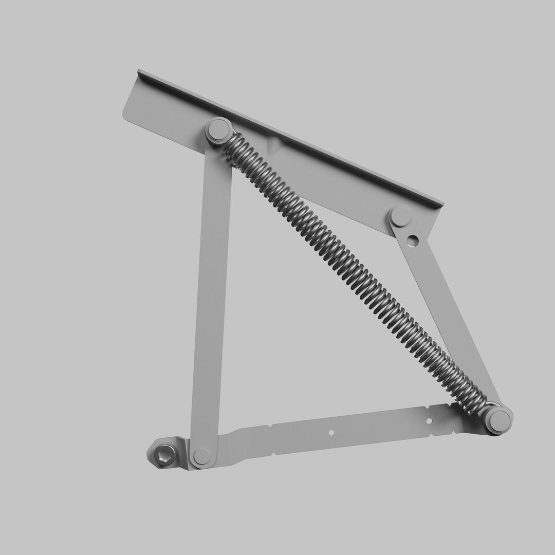 3D Model Bed Lift Spring Mechanism - TurboSquid 2283551