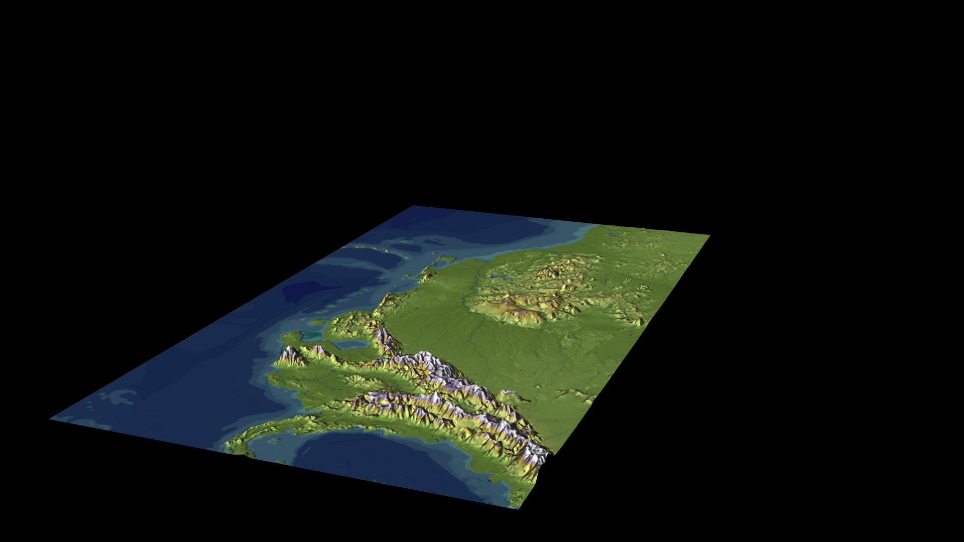 venezuela maps 3d model