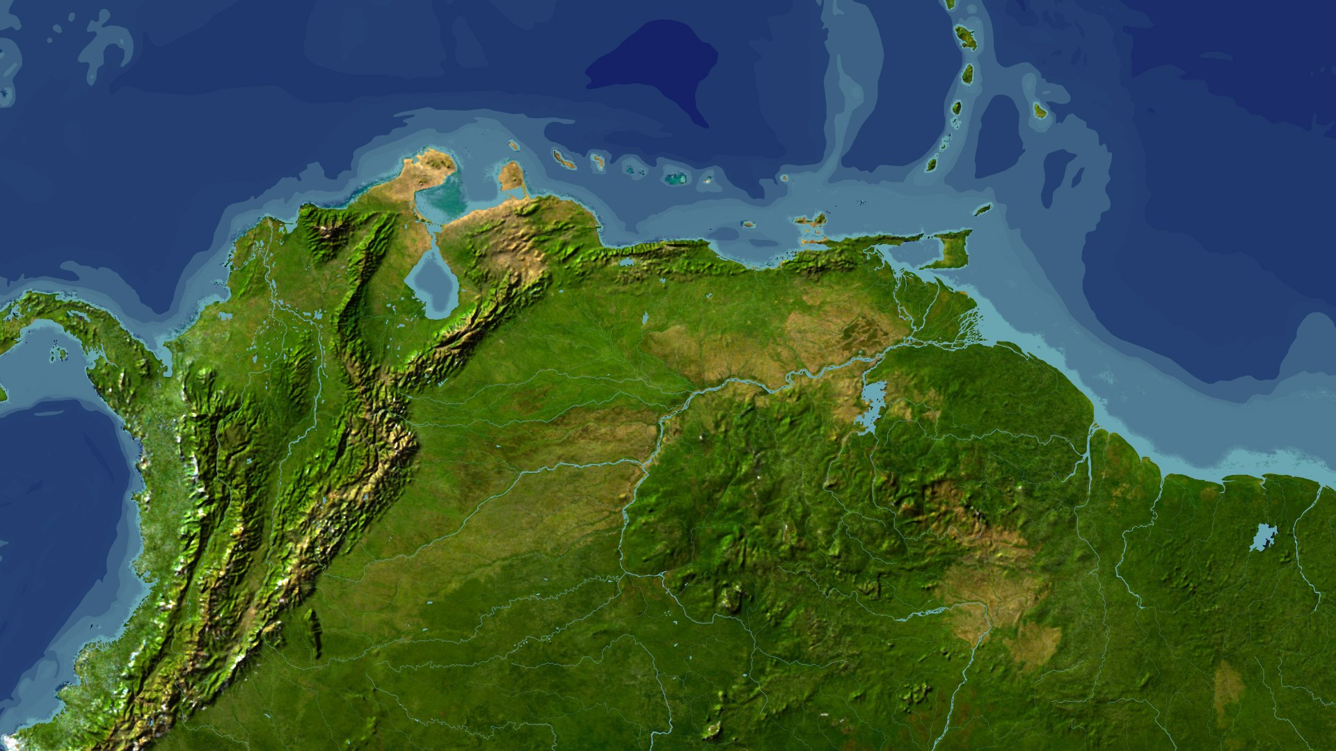 venezuela maps 3d model