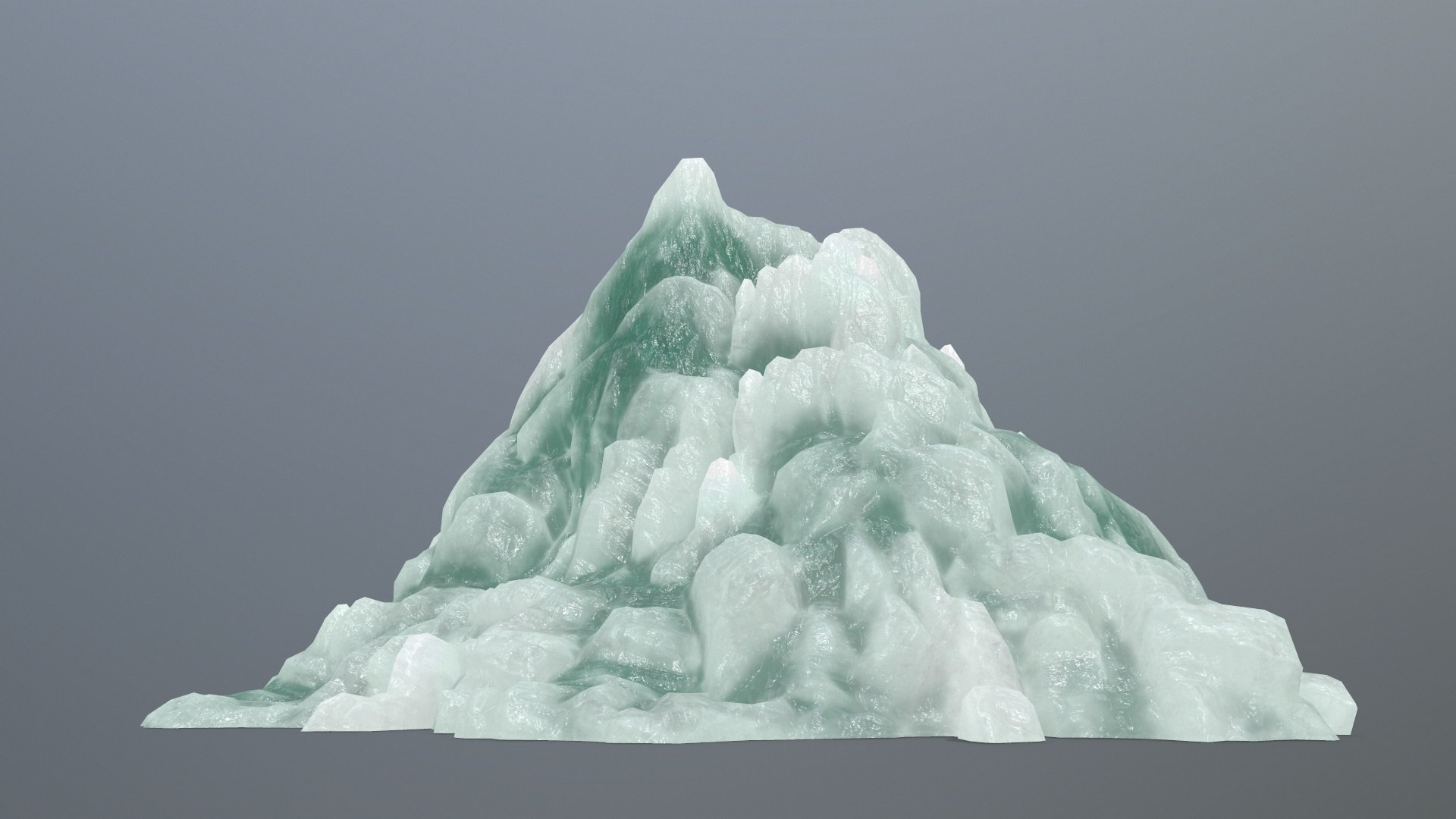 3D Ice Mount Mountain - TurboSquid 1398913