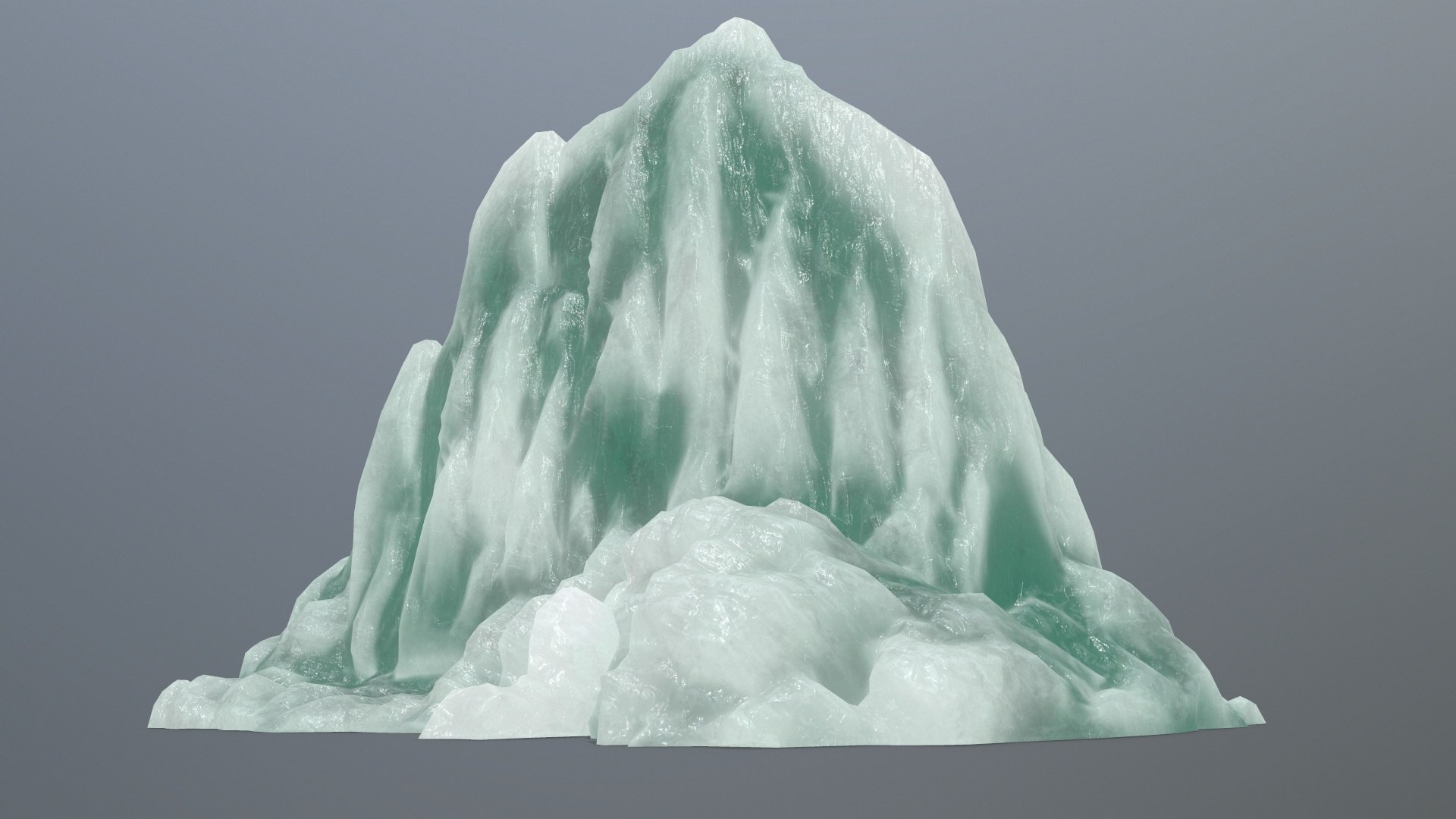 3D Ice Mount Mountain - TurboSquid 1398913