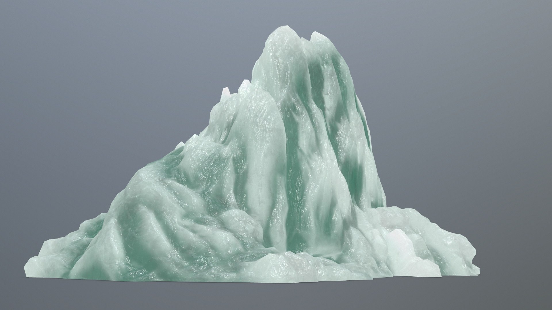 3D Ice Mount Mountain - TurboSquid 1398913