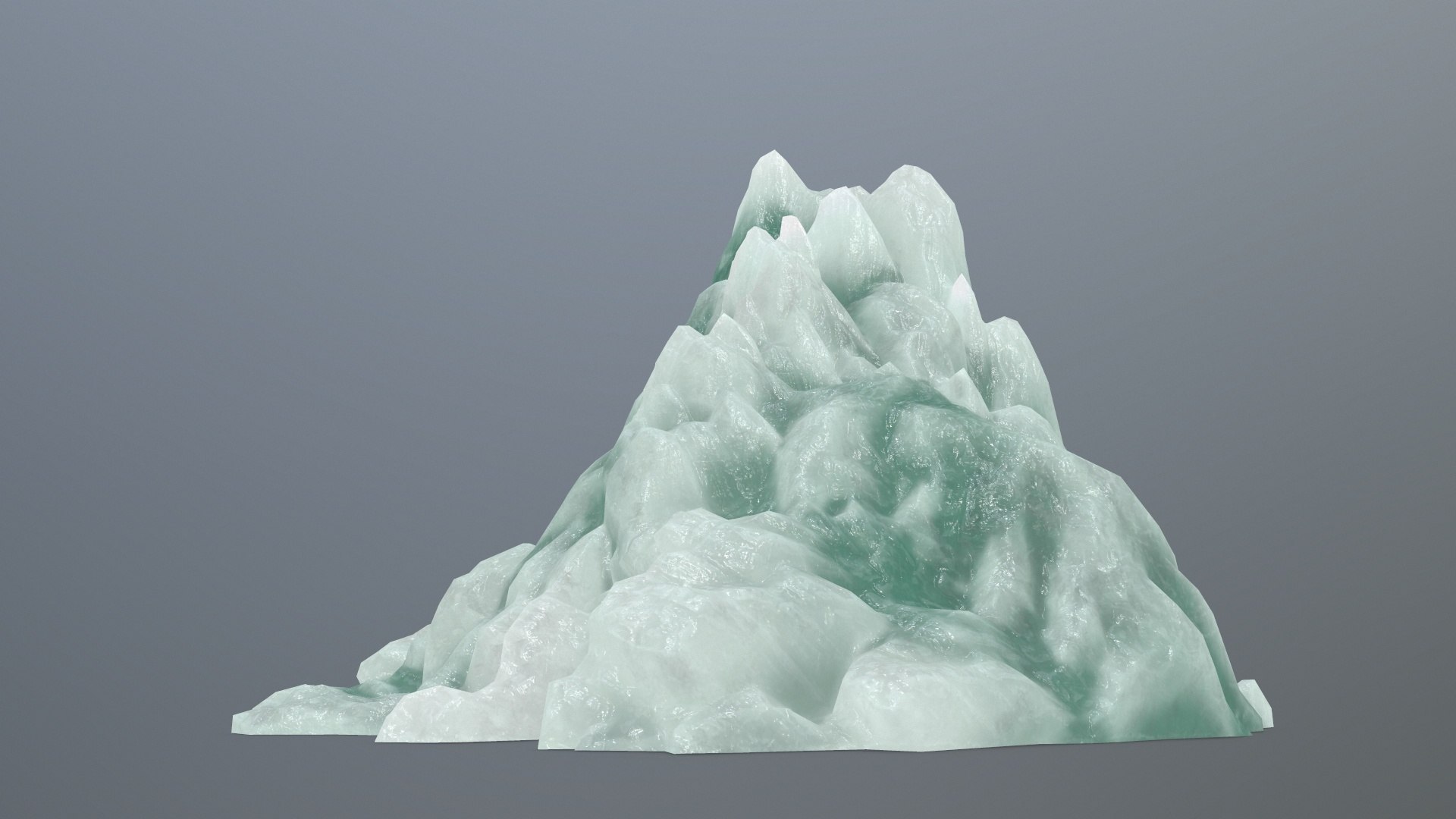 3D Ice Mount Mountain - TurboSquid 1398913