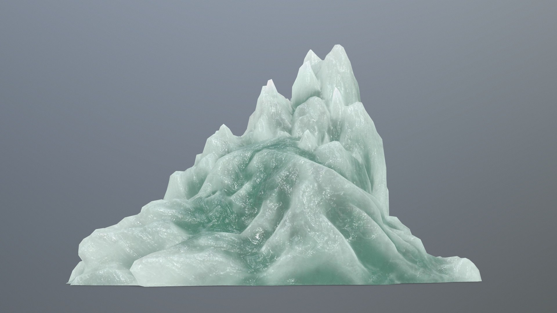 3D Ice Mount Mountain - TurboSquid 1398913