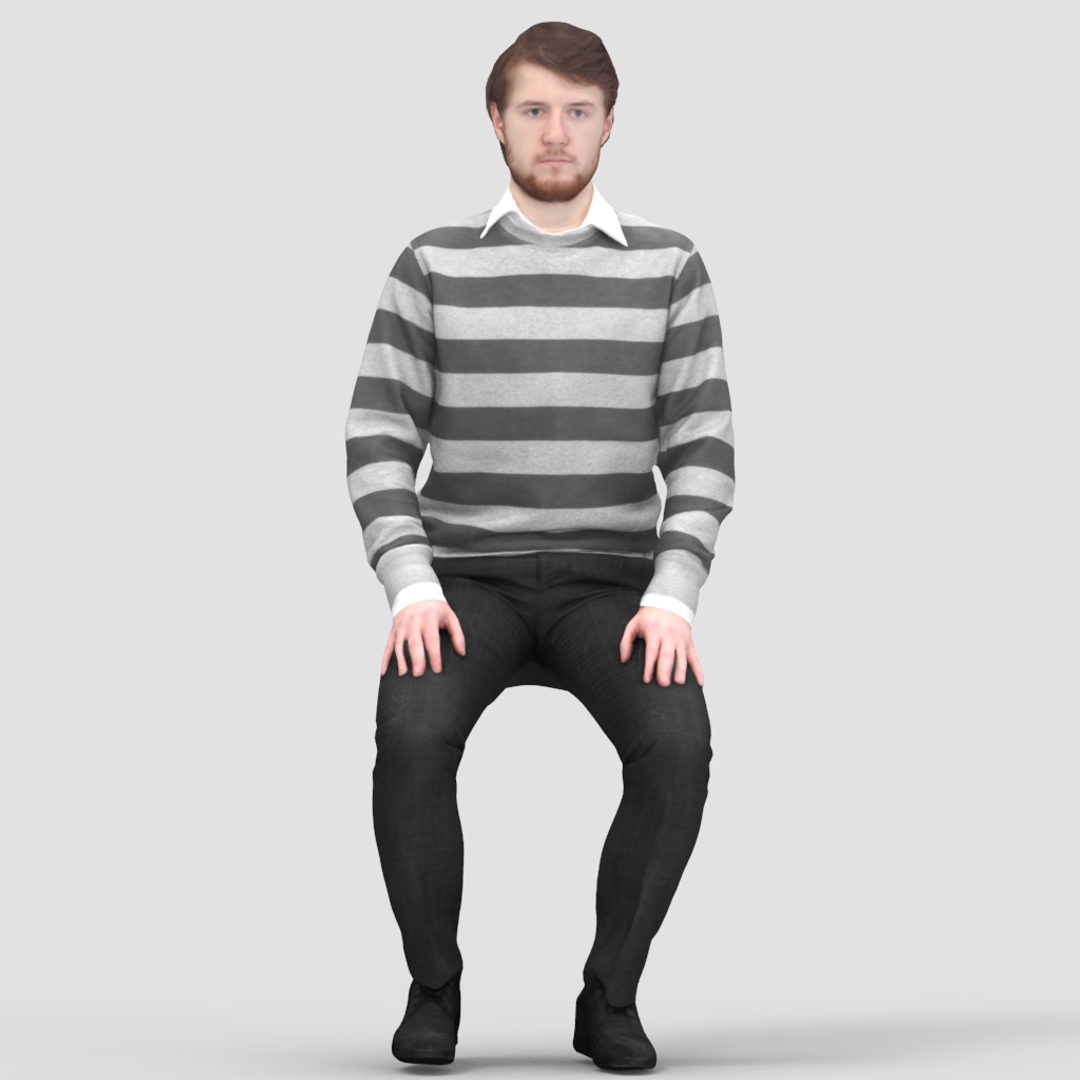 realistic humans 3d 3ds