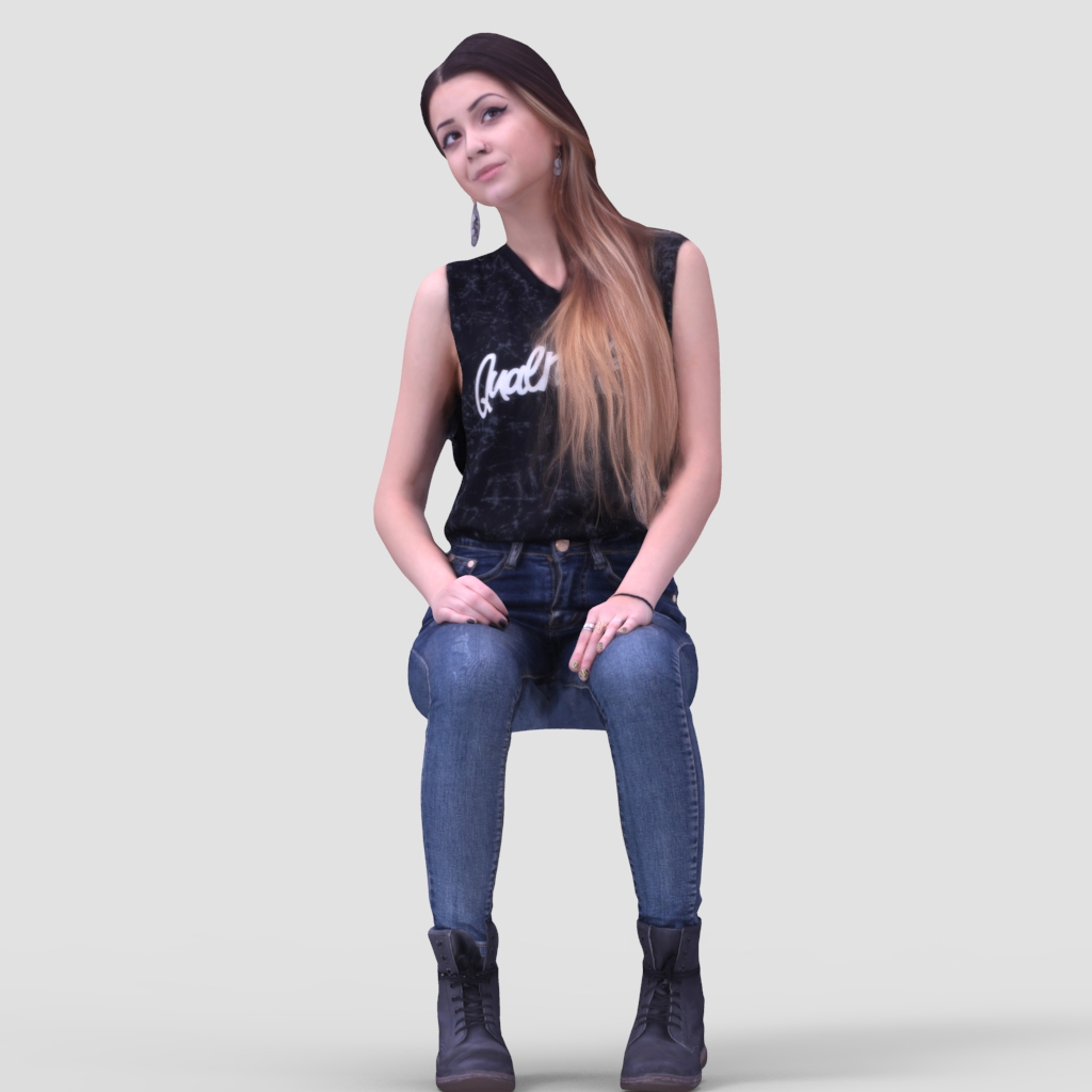 realistic humans 3d 3ds