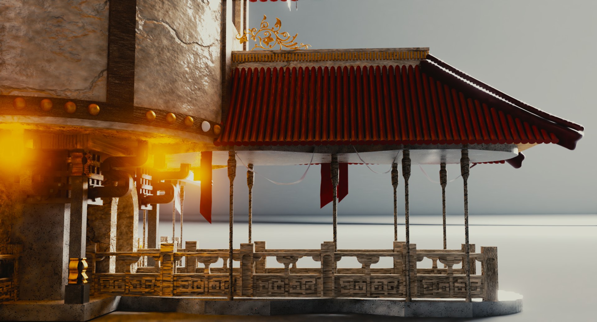 3D Building Chinese House Model - TurboSquid 1412217