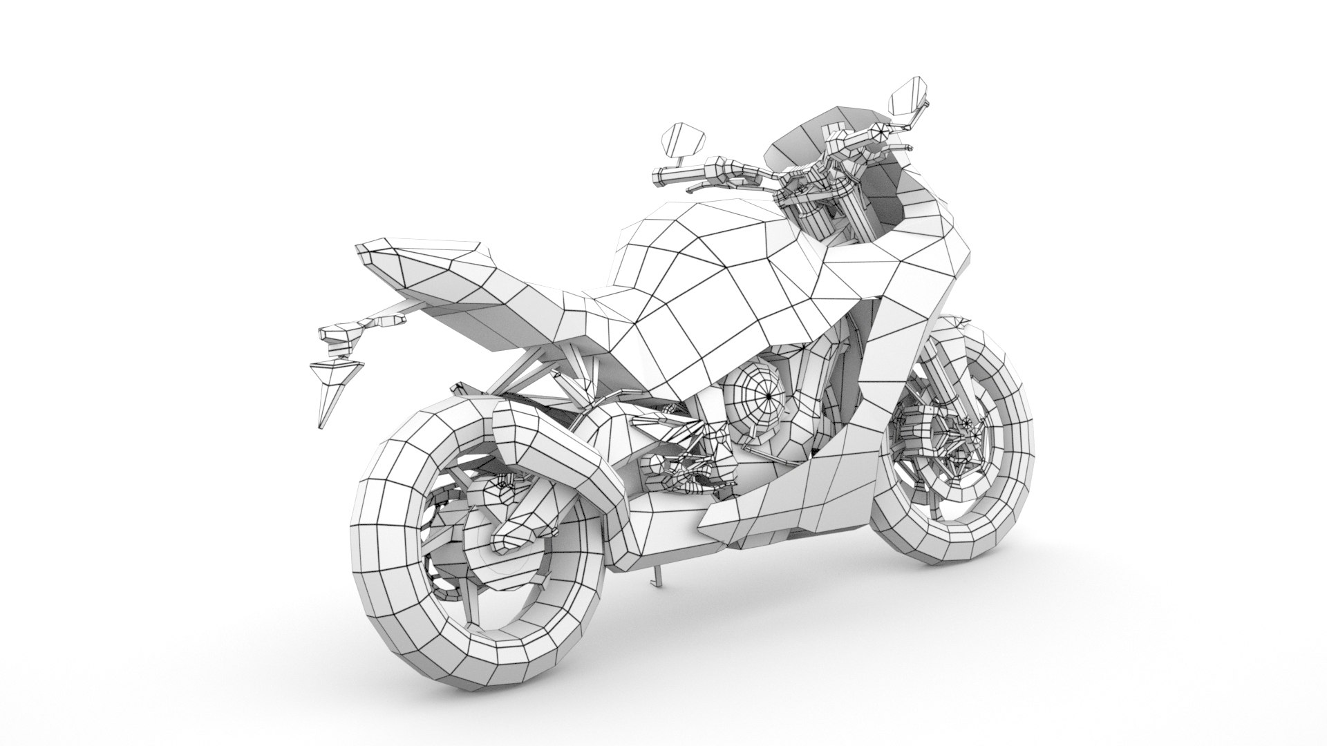 Generic Sportbike Motorcycle 02 Model - TurboSquid 2286392