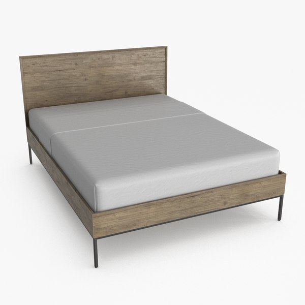 modelo 3d Cama Melinda Marrón - TurboSquid 2331813