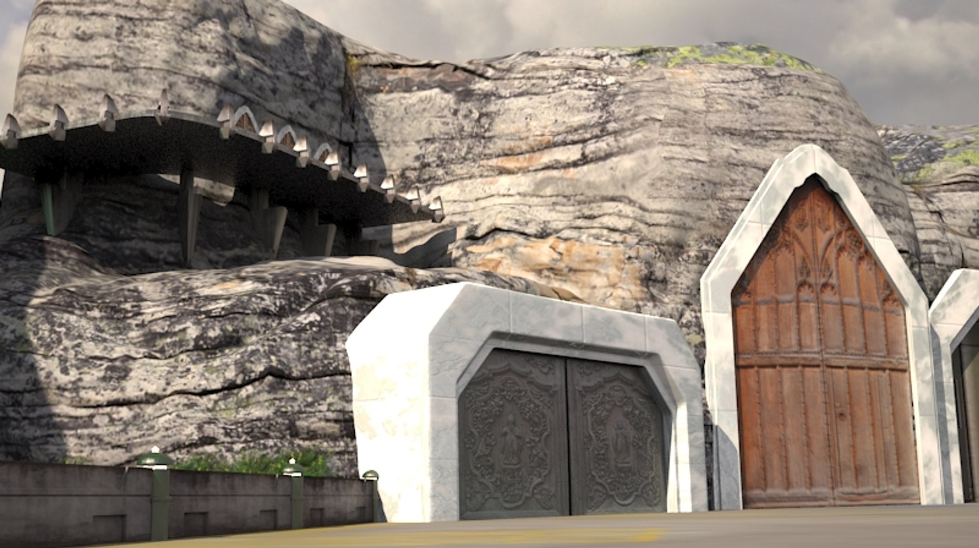 3d Base Mountain
