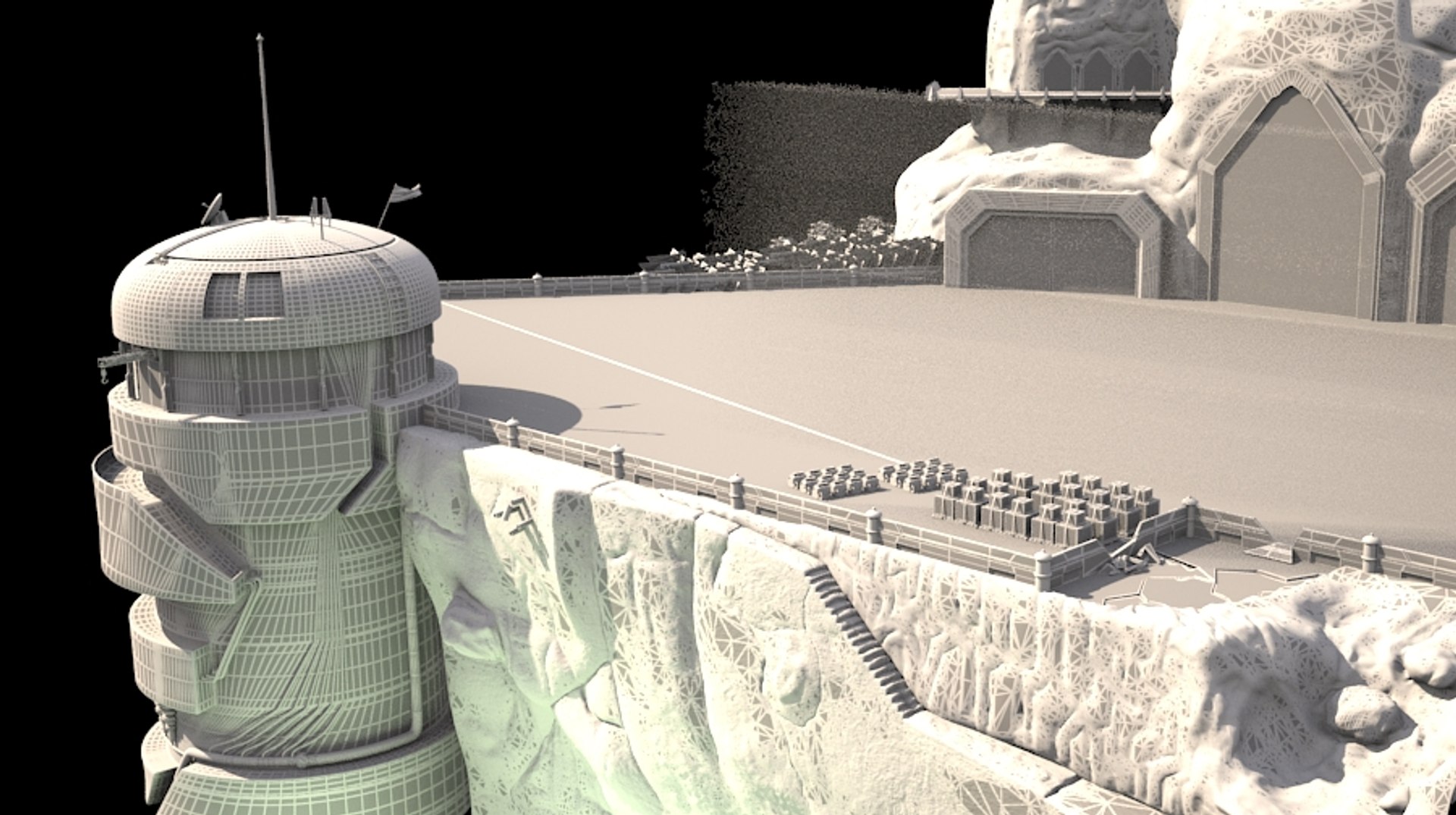 3d Base Mountain