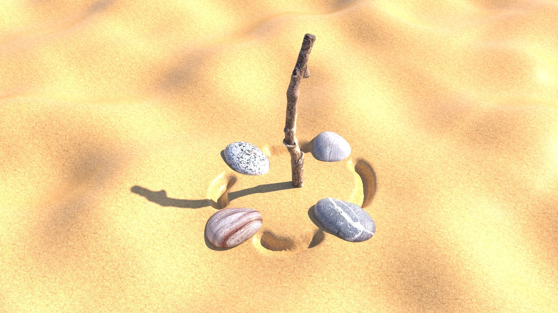 3D BC Time Sun Clock - TurboSquid 1867595