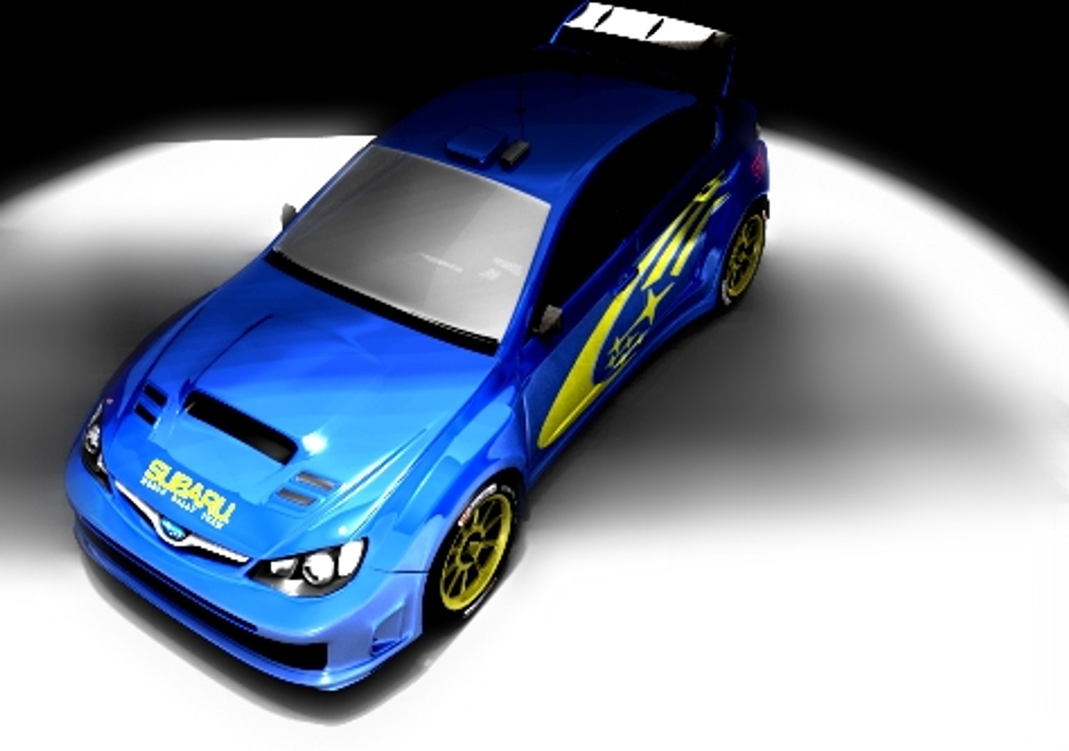 Impreza Wrc Car 3d 3ds