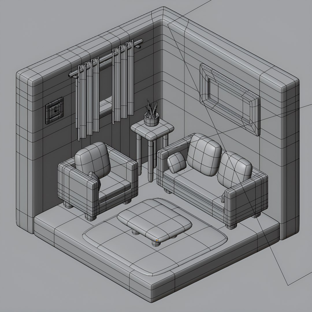Free A Sweet Room Design 3D - TurboSquid 2091196