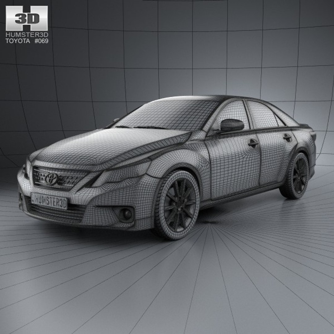 toyota mark x 3d model