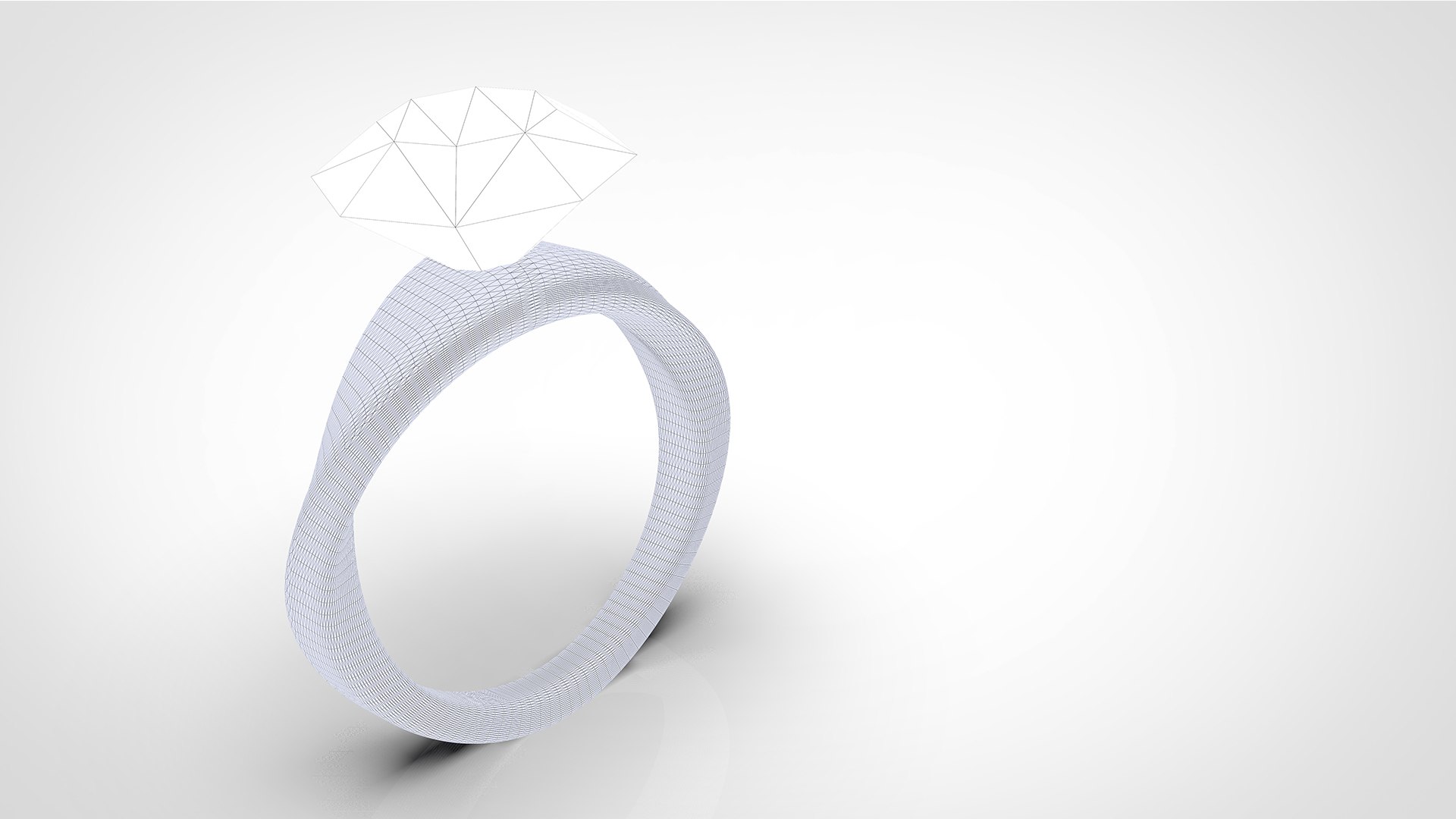 Diamond Platinum Ring 3D Model - TurboSquid 1932128