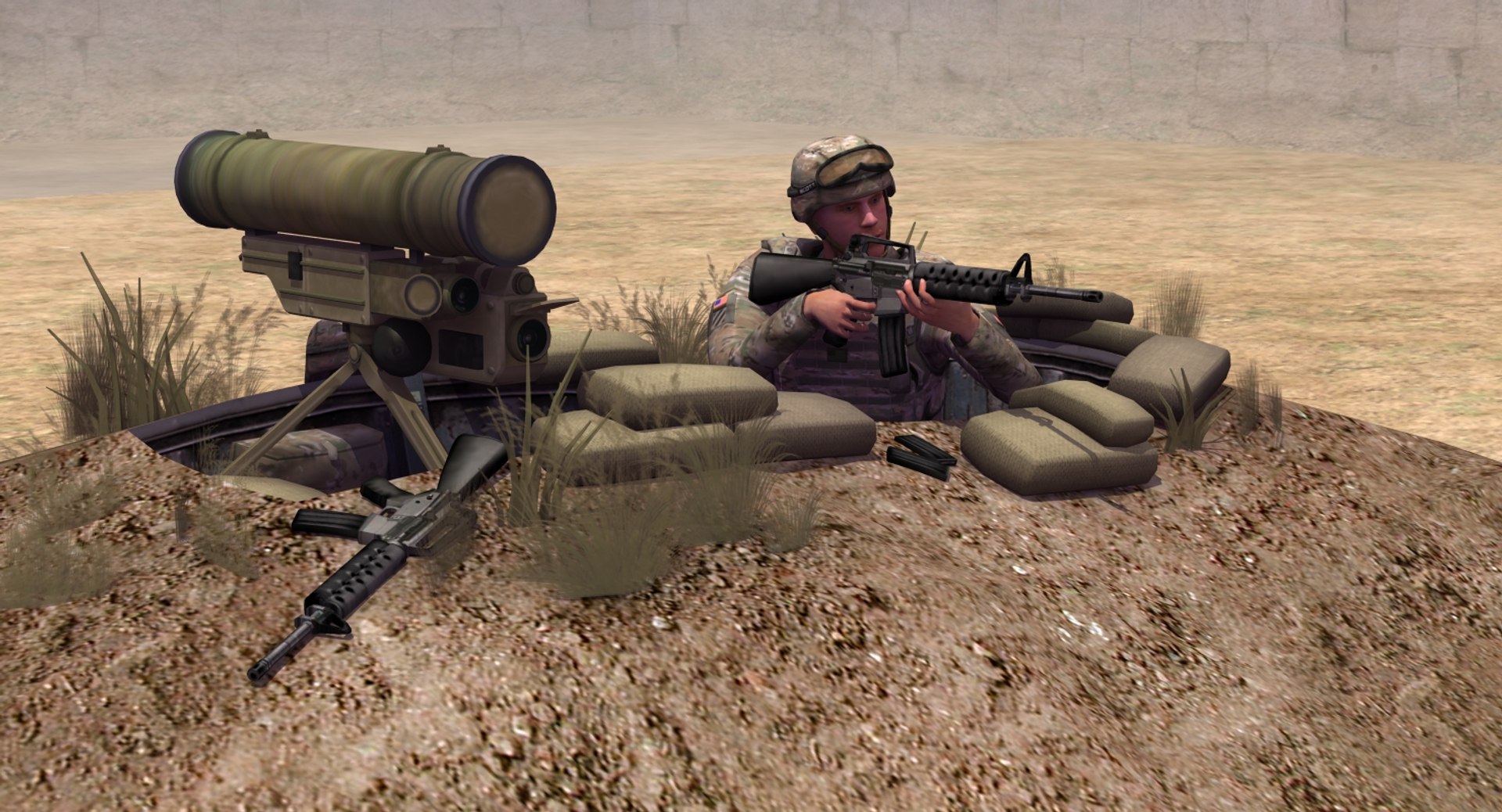 3d foxhole military atgm