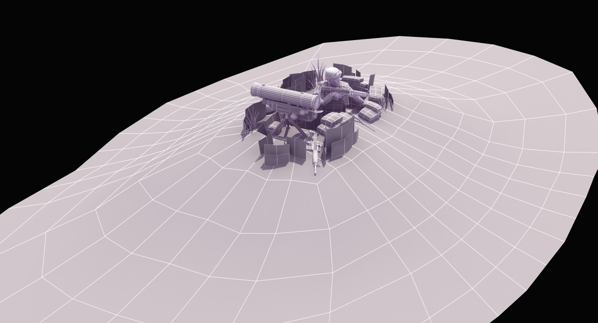 3d foxhole military atgm