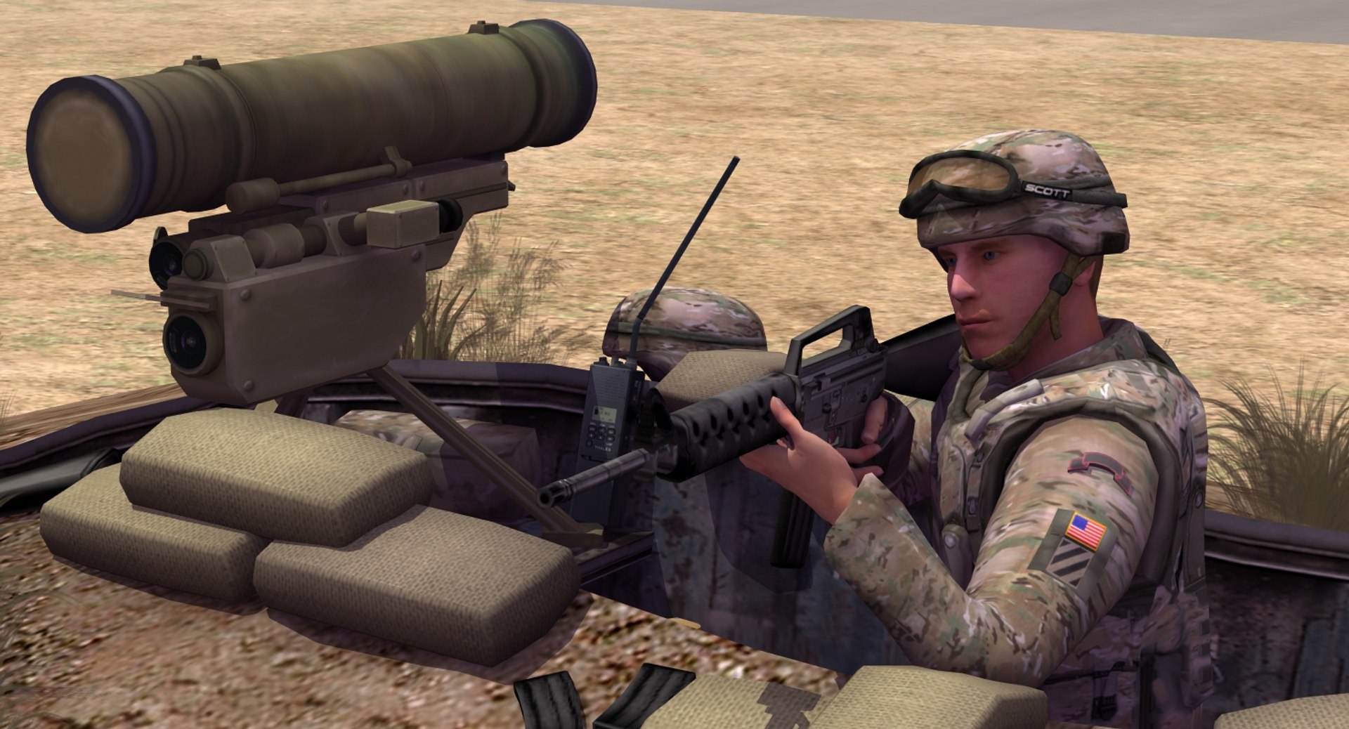 3d foxhole military atgm