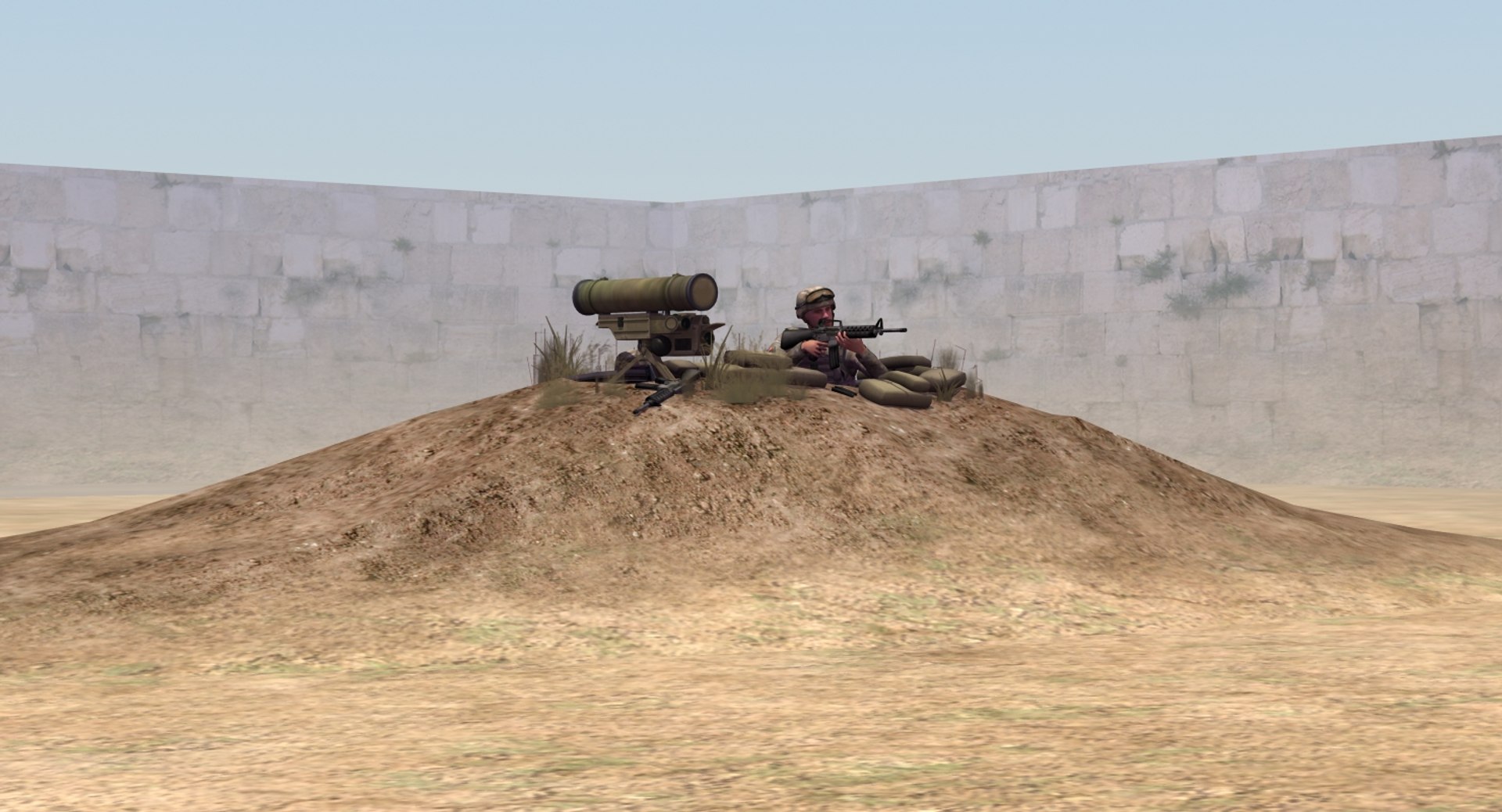 3d foxhole military atgm