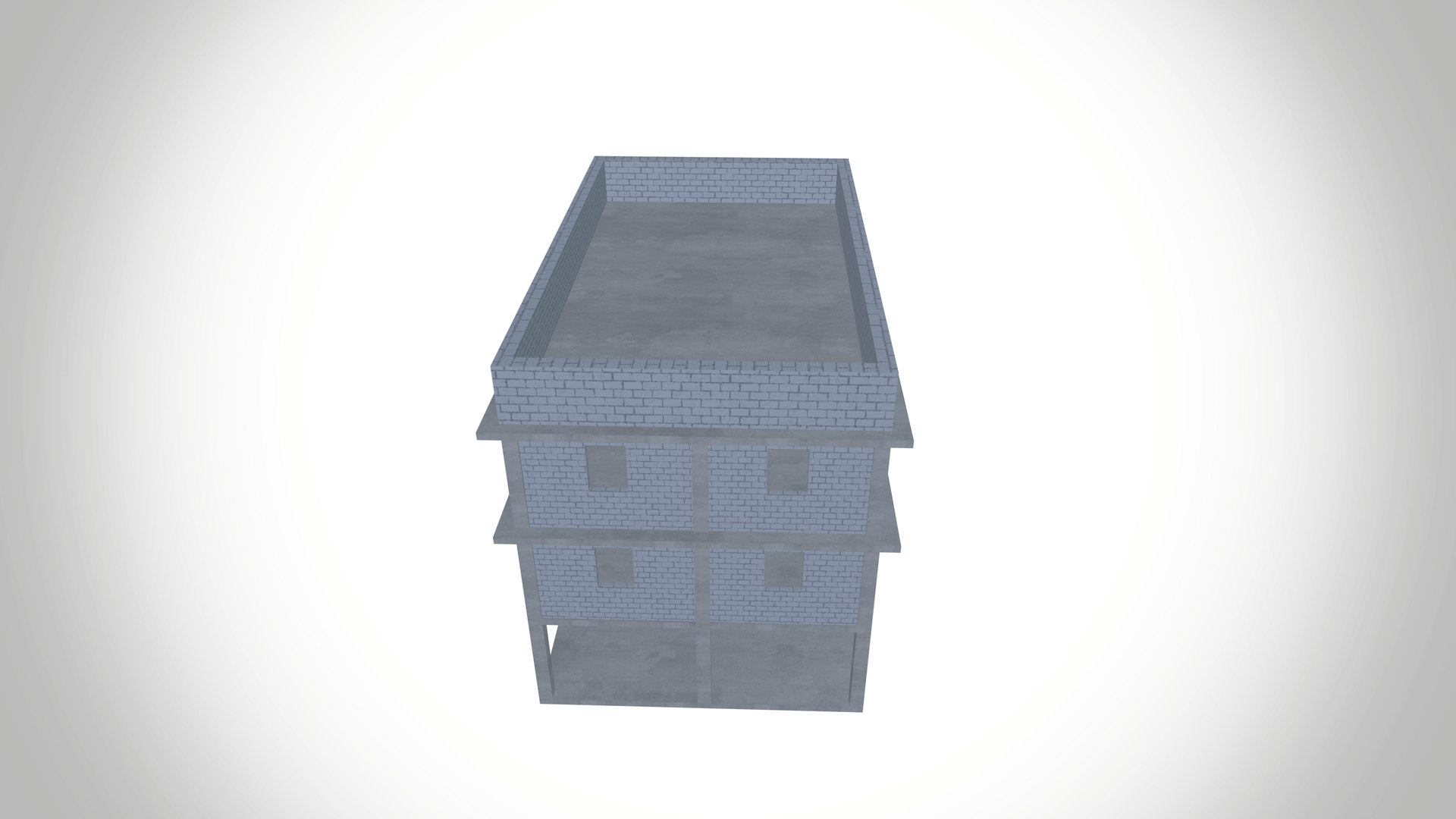 Under Construction Building 3D Model - TurboSquid 2317894