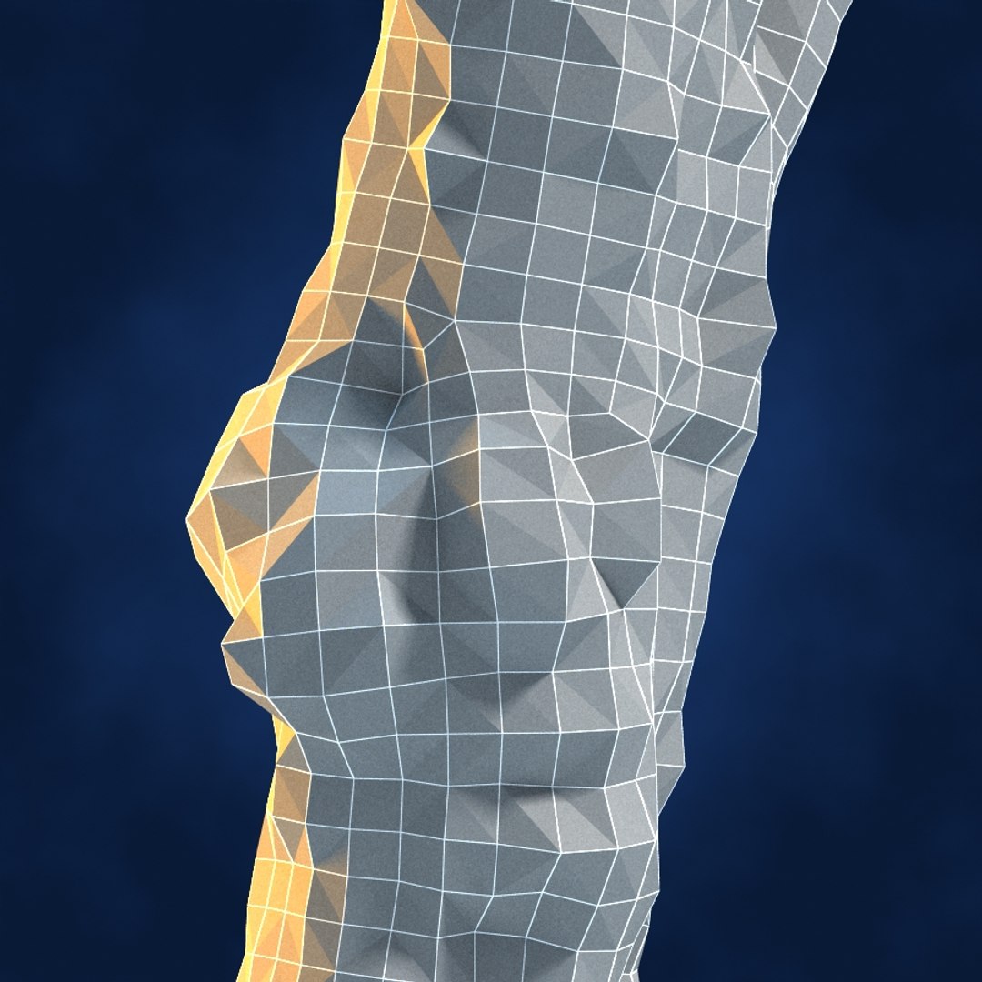 tree chestnut trunk 3d model