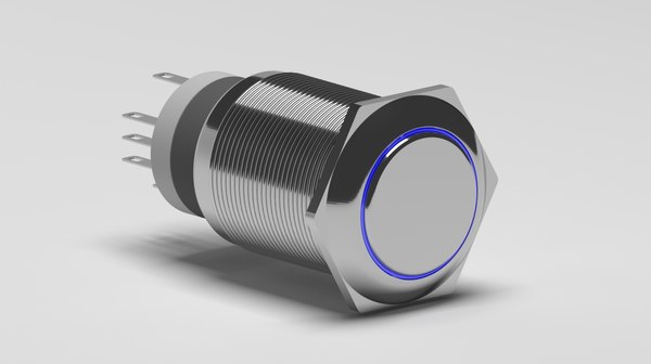 Pushbutton Switch Blender Models for Download | TurboSquid